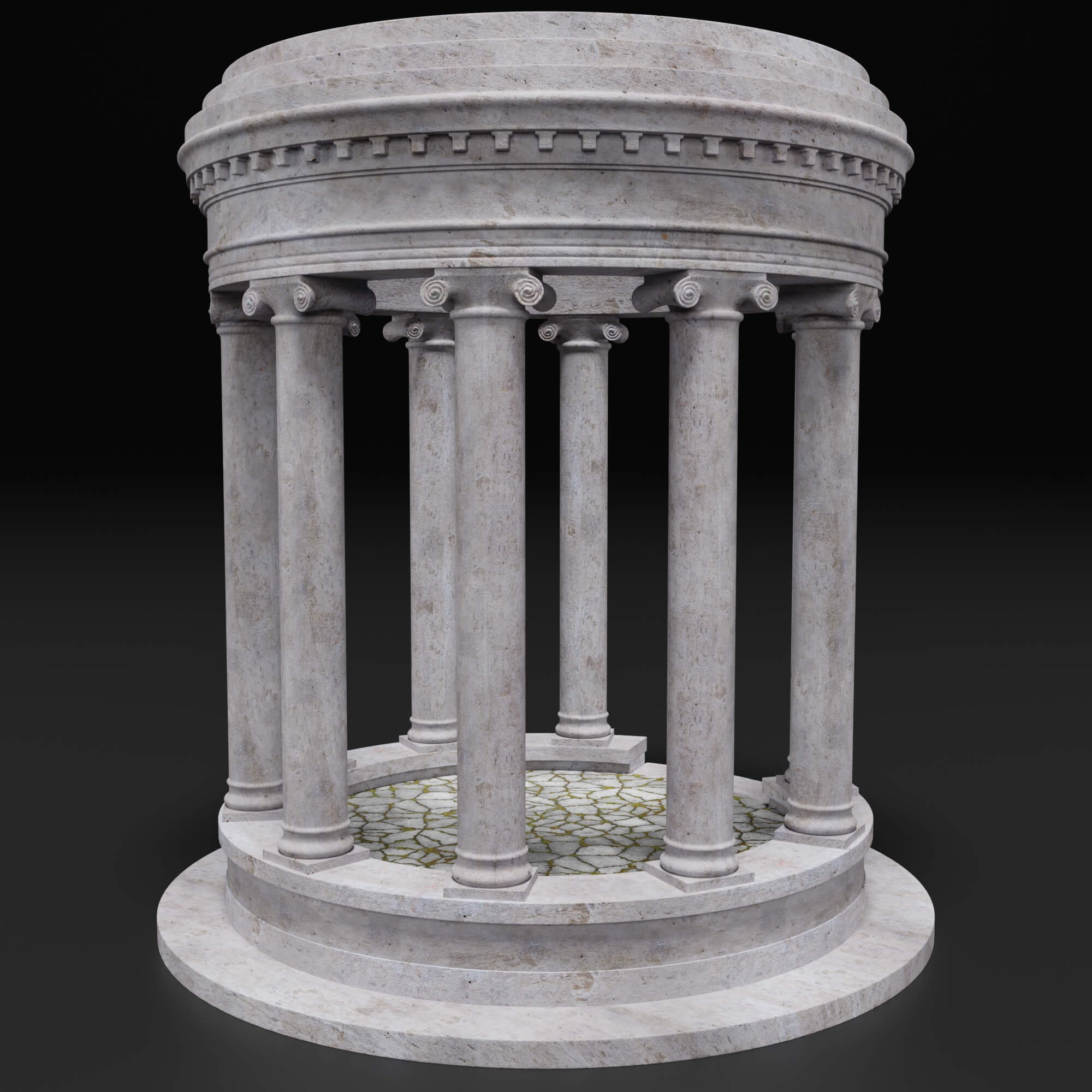 Sculpture Column - 3D Model by 3DModelingCorp