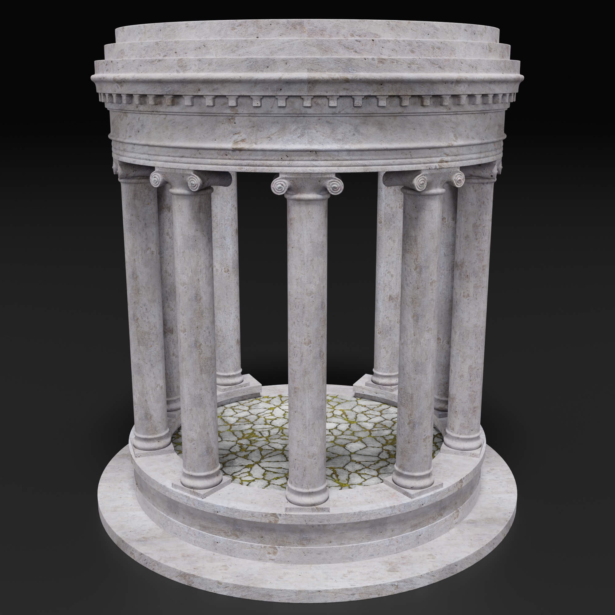 Sculpture Column - 3D Model by 3DModelingCorp