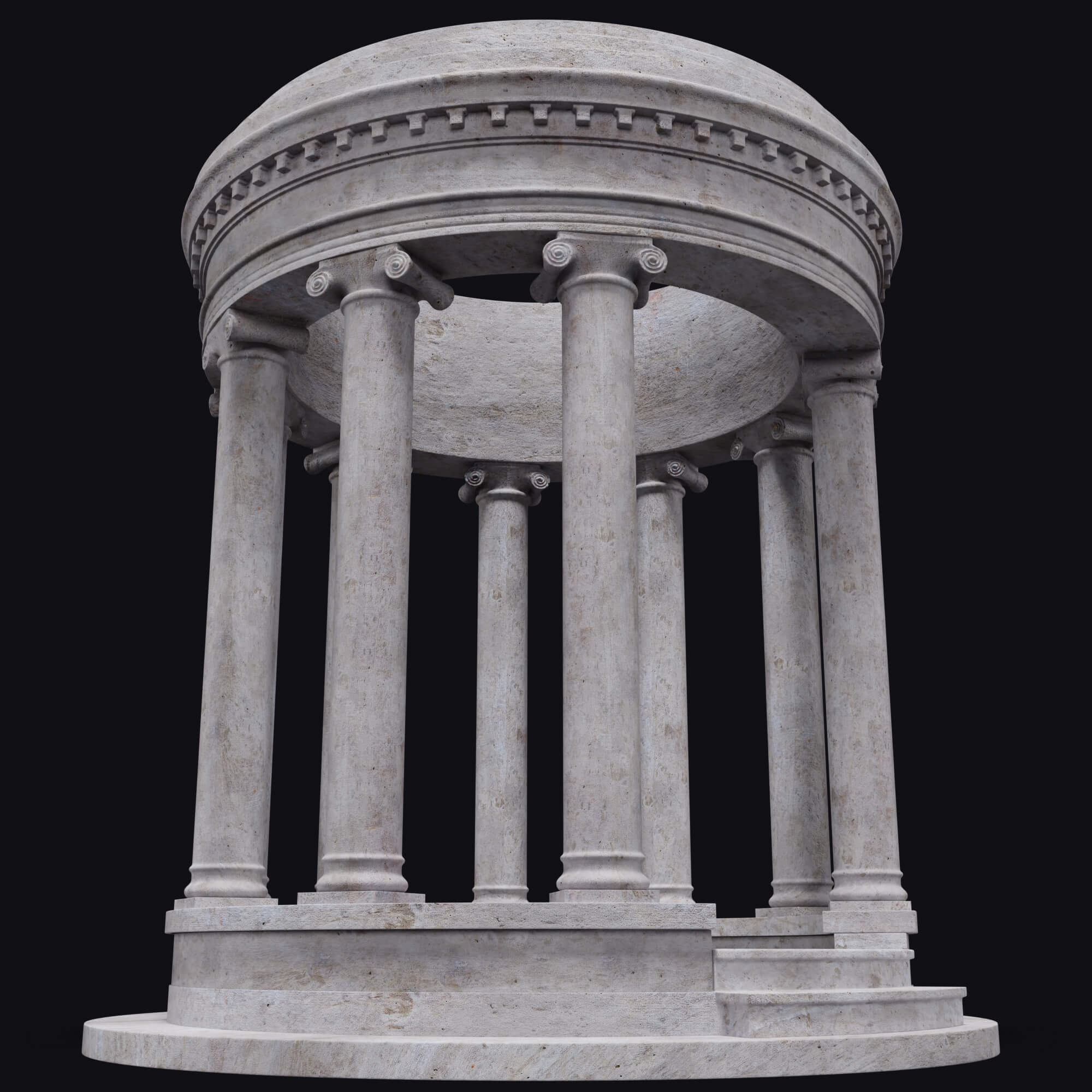 Sculpture Column - 3D Model by 3DModelingCorp