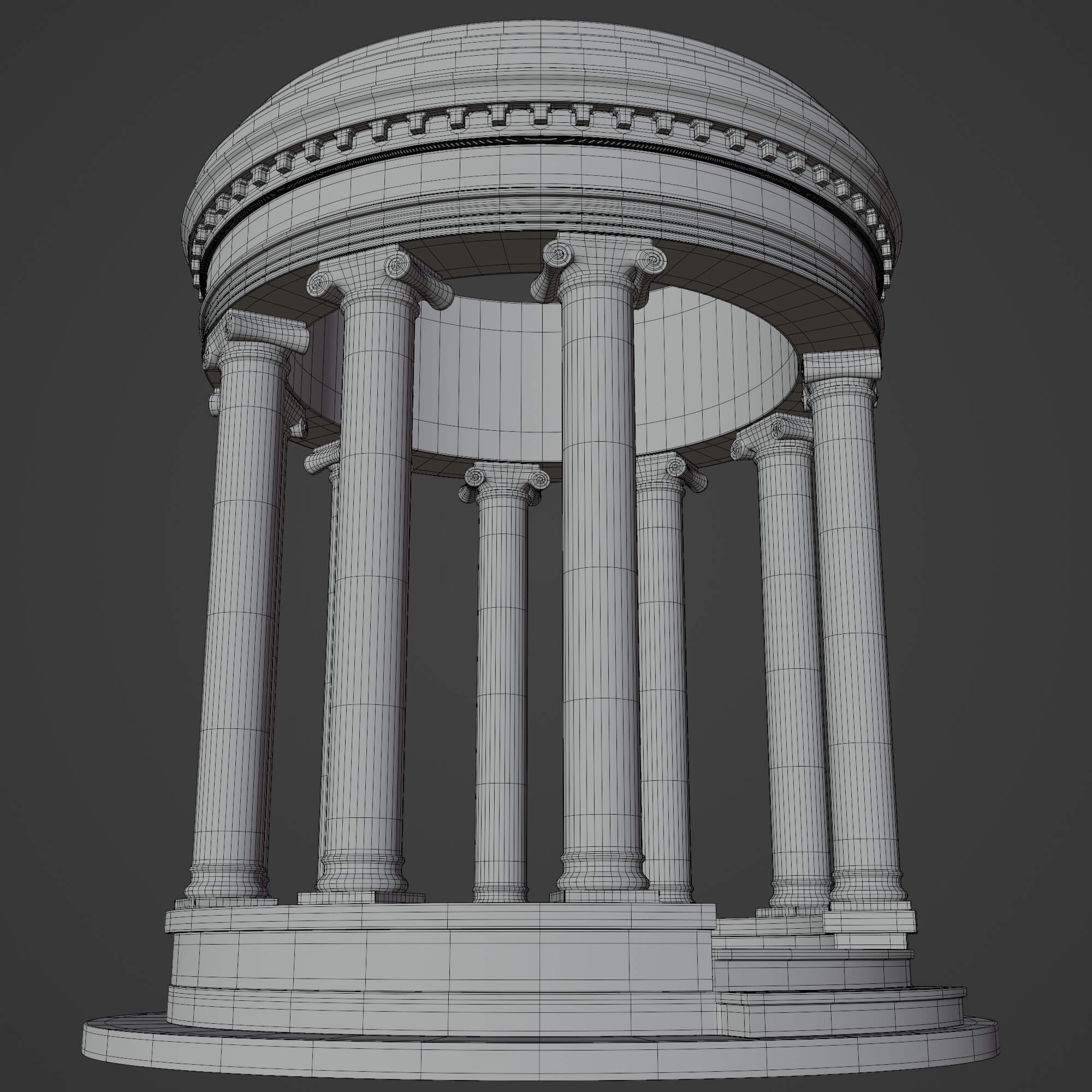 Sculpture Column - 3D Model by 3DModelingCorp