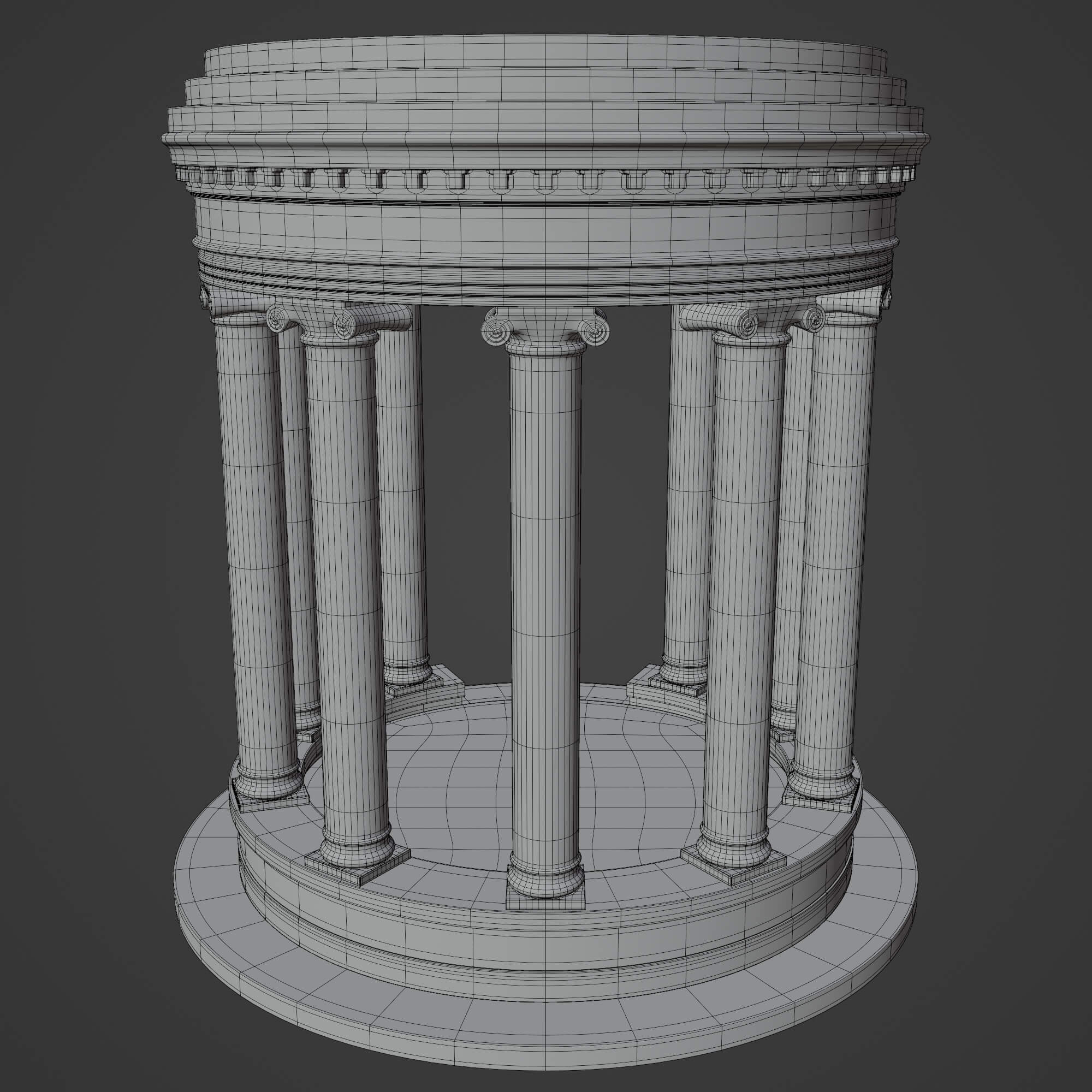 Sculpture Column - 3D Model by 3DModelingCorp
