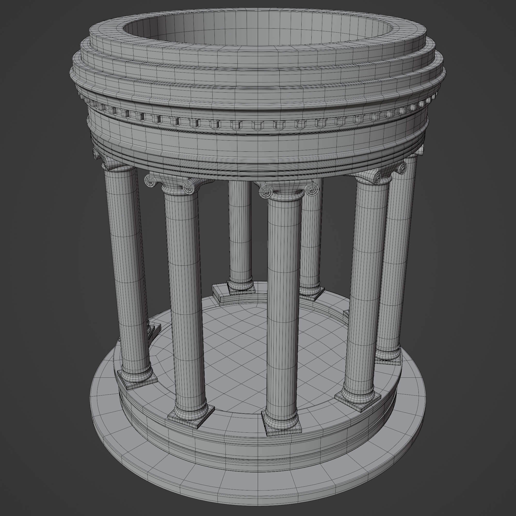 Sculpture Column - 3D Model by 3DModelingCorp