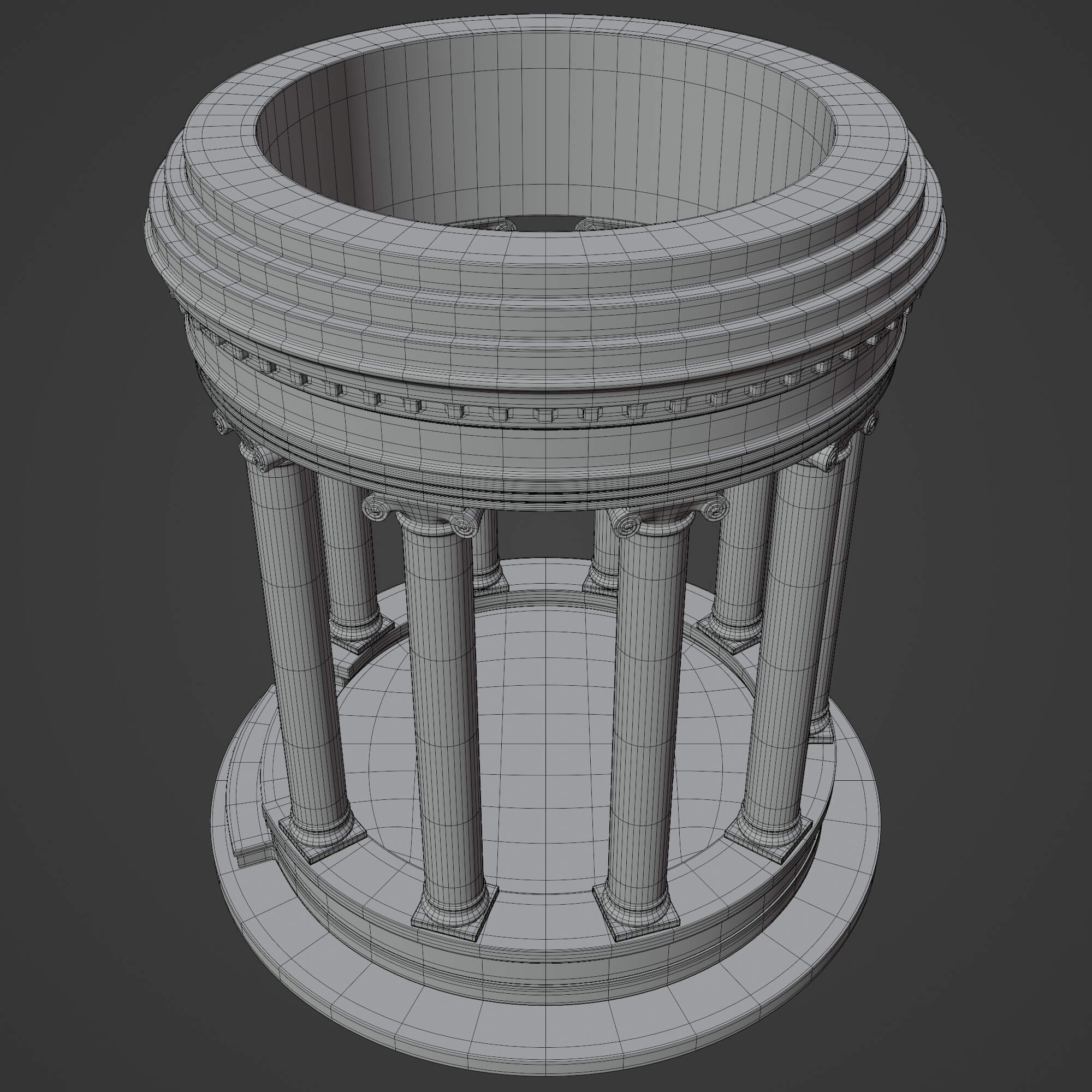 Sculpture Column - 3D Model by 3DModelingCorp