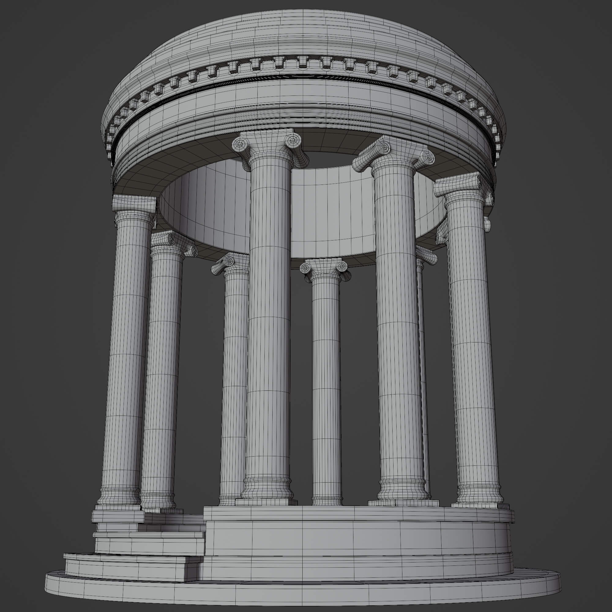 Sculpture Column - 3D Model by 3DModelingCorp