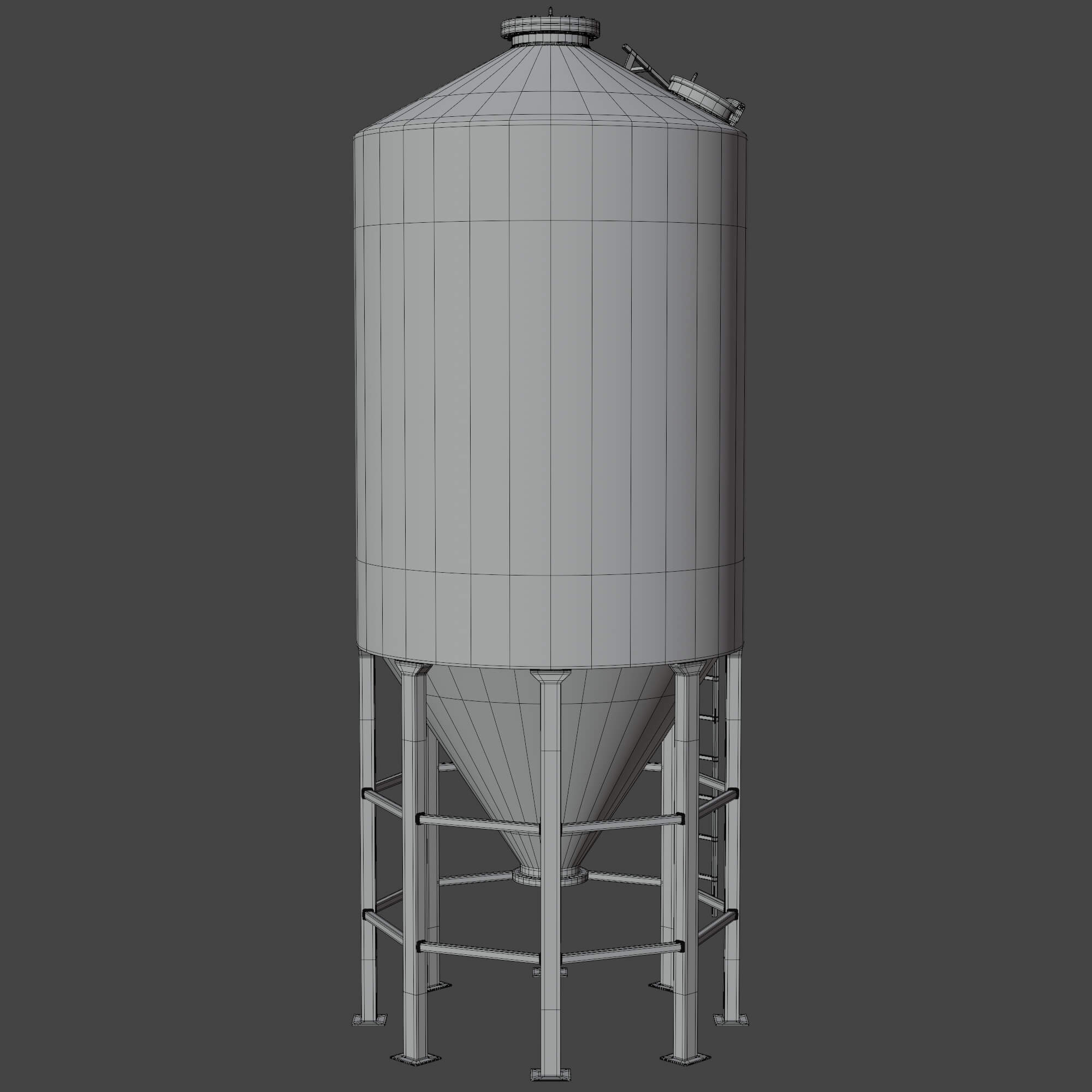 Silo Storage - 3D Model by 3DModelingCorp