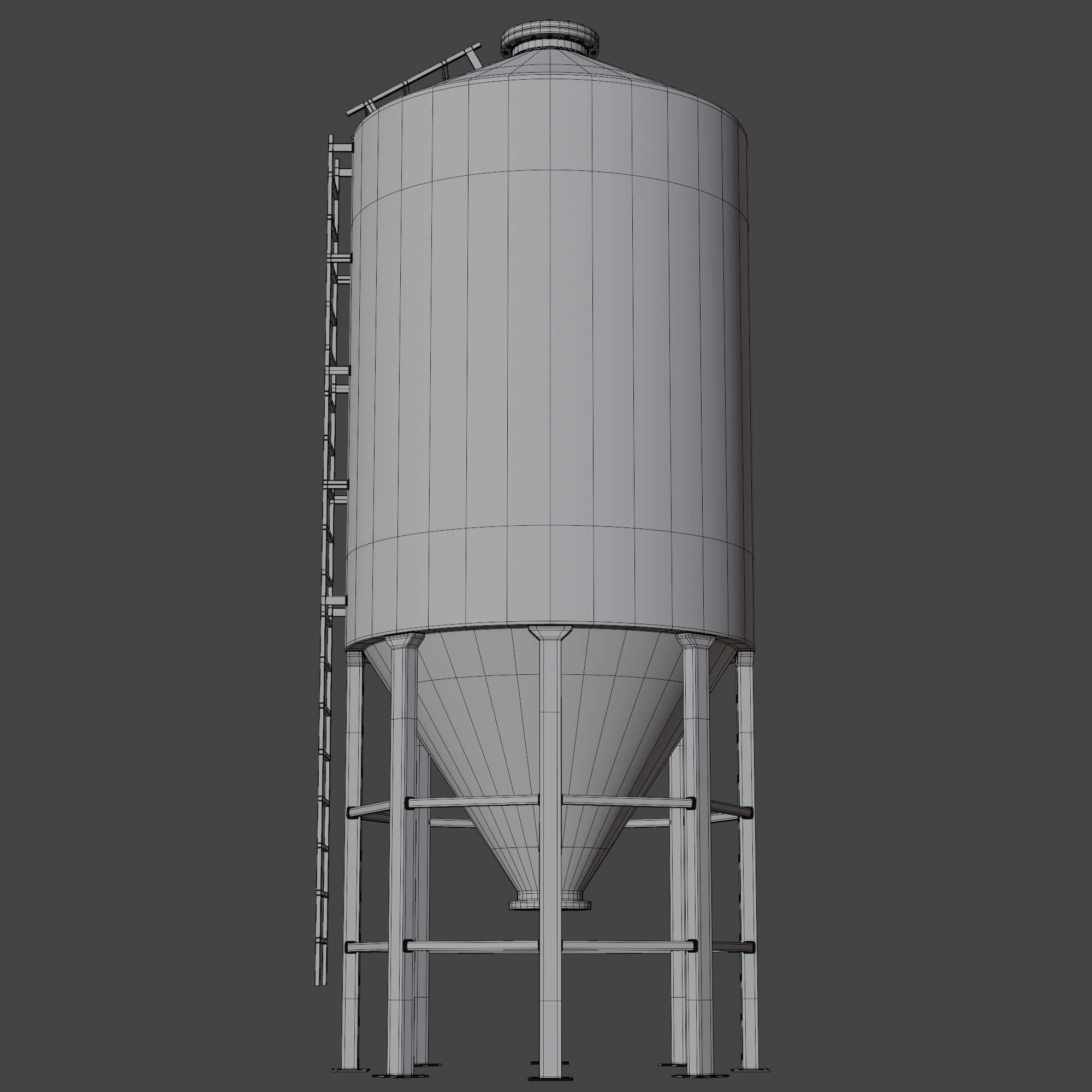 Silo Storage - 3D Model by 3DModelingCorp