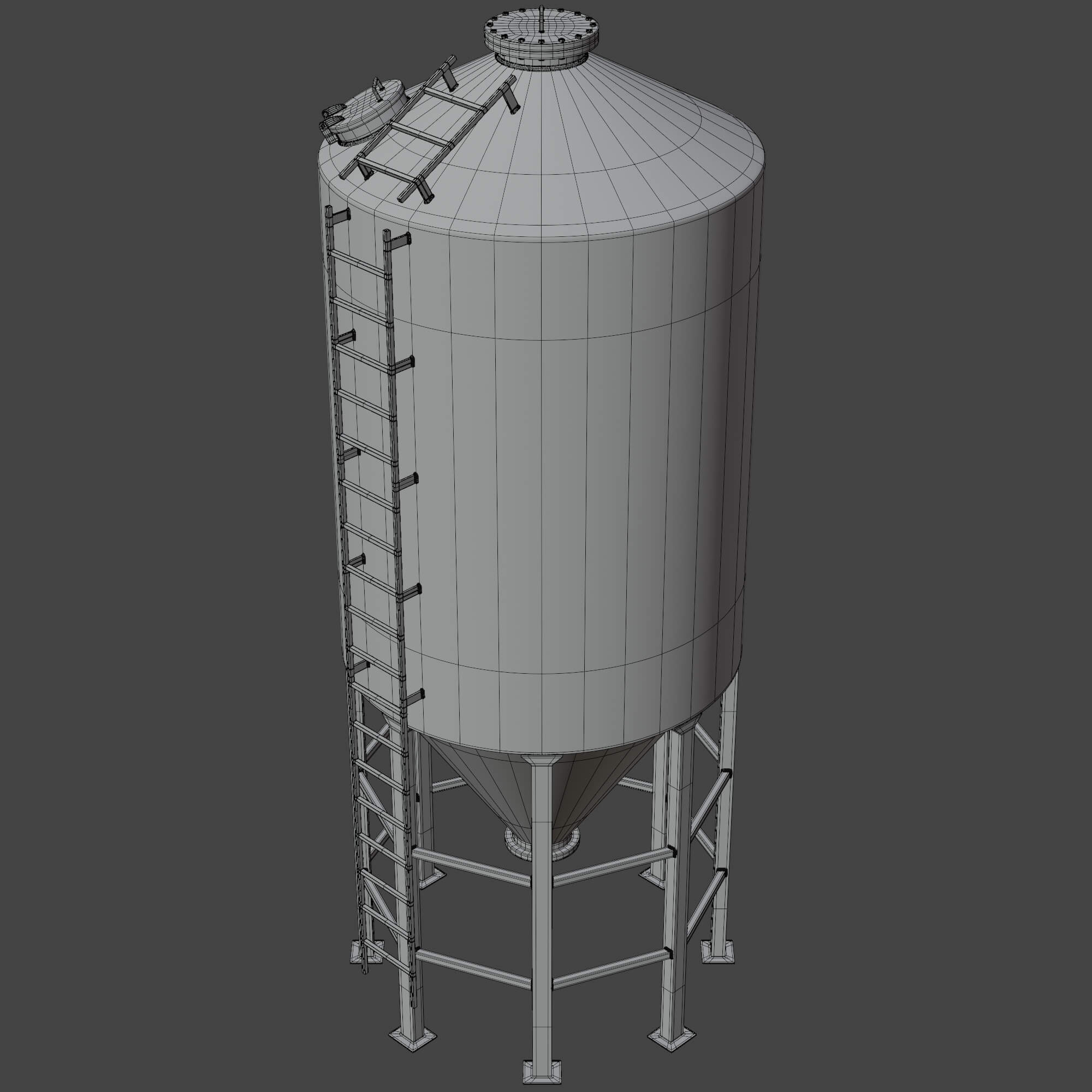 Silo Storage - 3D Model by 3DModelingCorp