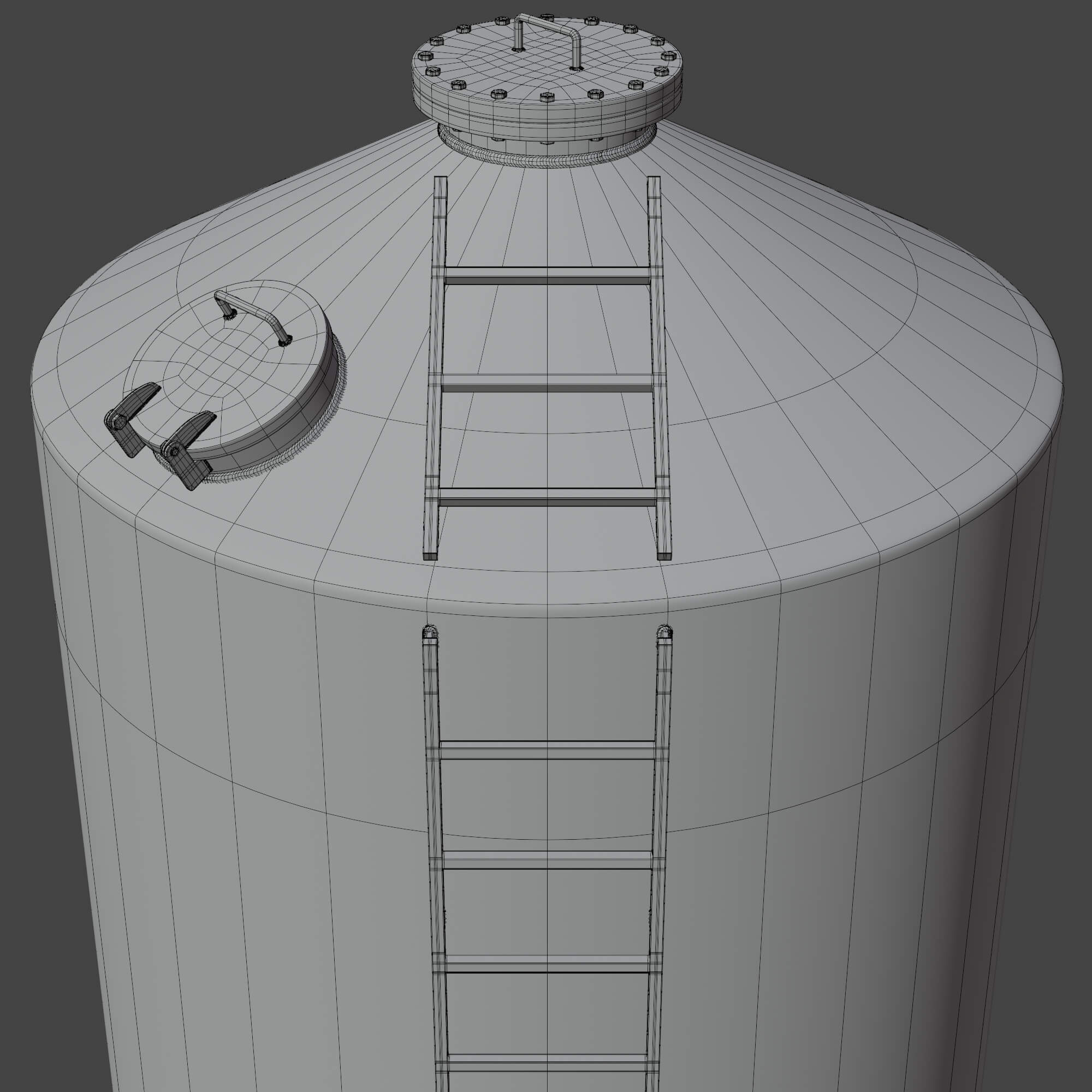 Silo Storage - 3D Model by 3DModelingCorp