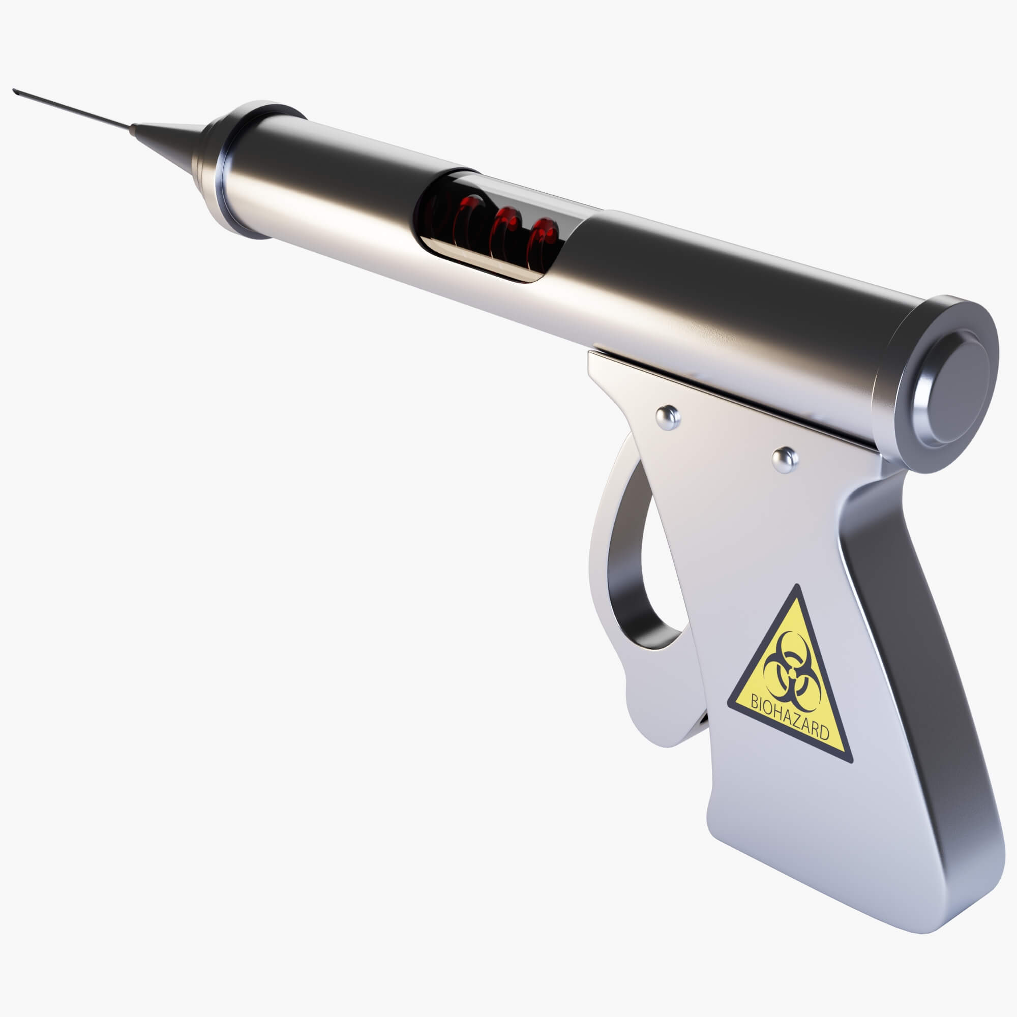 Syringe Gun 3D by 3DModelingCorp
