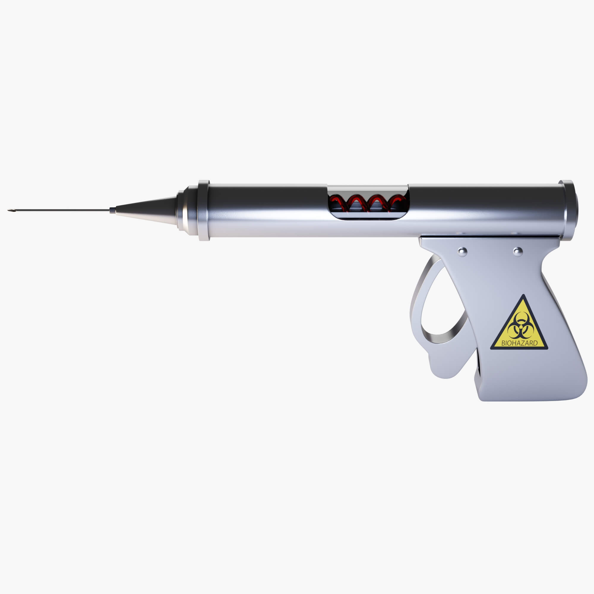 Syringe Gun 3D by 3DModelingCorp