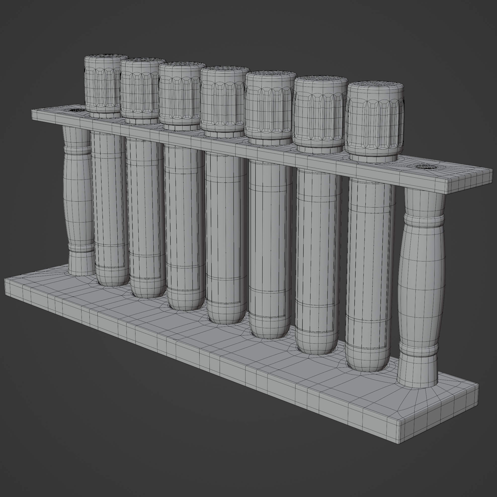 Test Lab Tubes - 3D Model by 3DModelingCorp