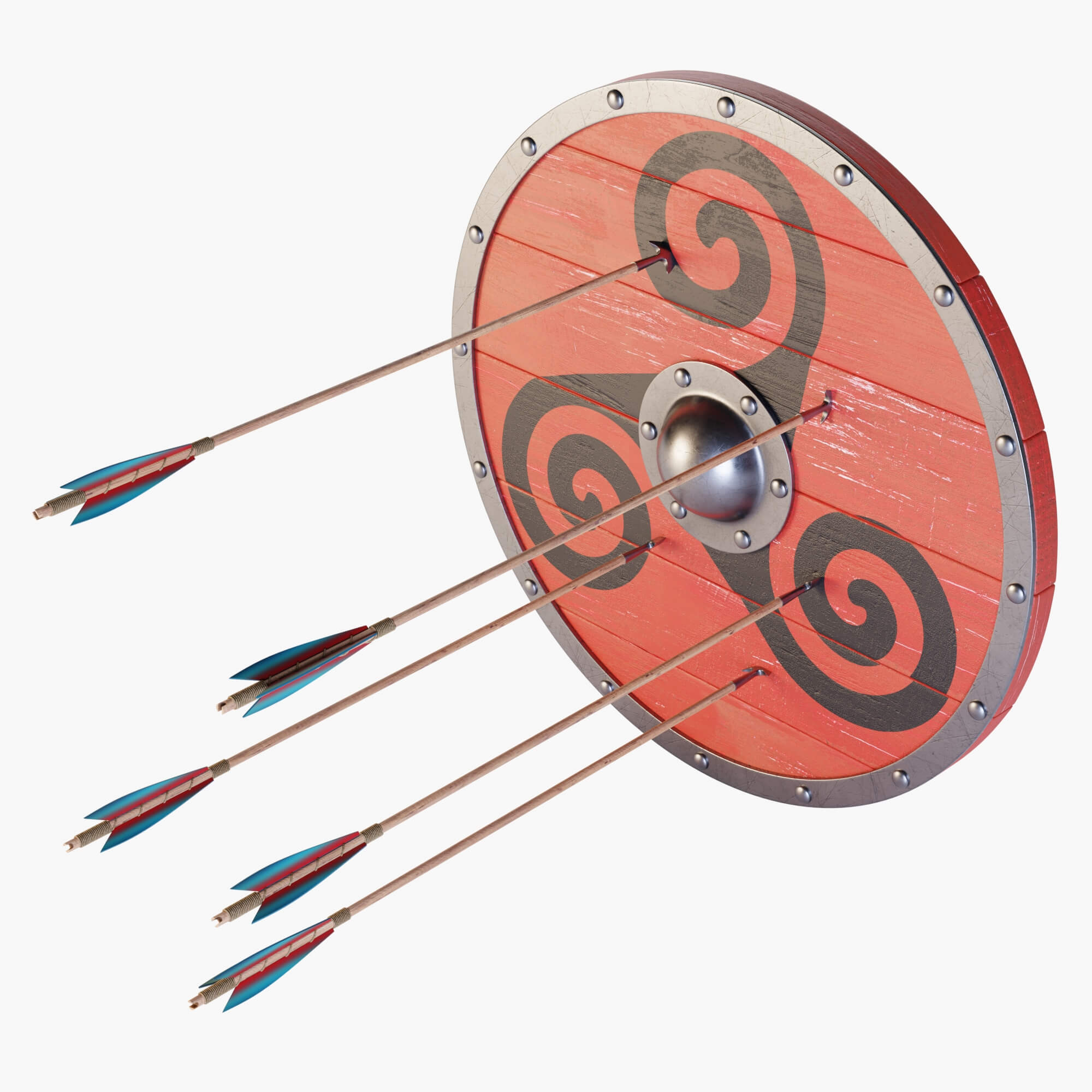 Viking Shield - 3D Model by 3DModelingCorp