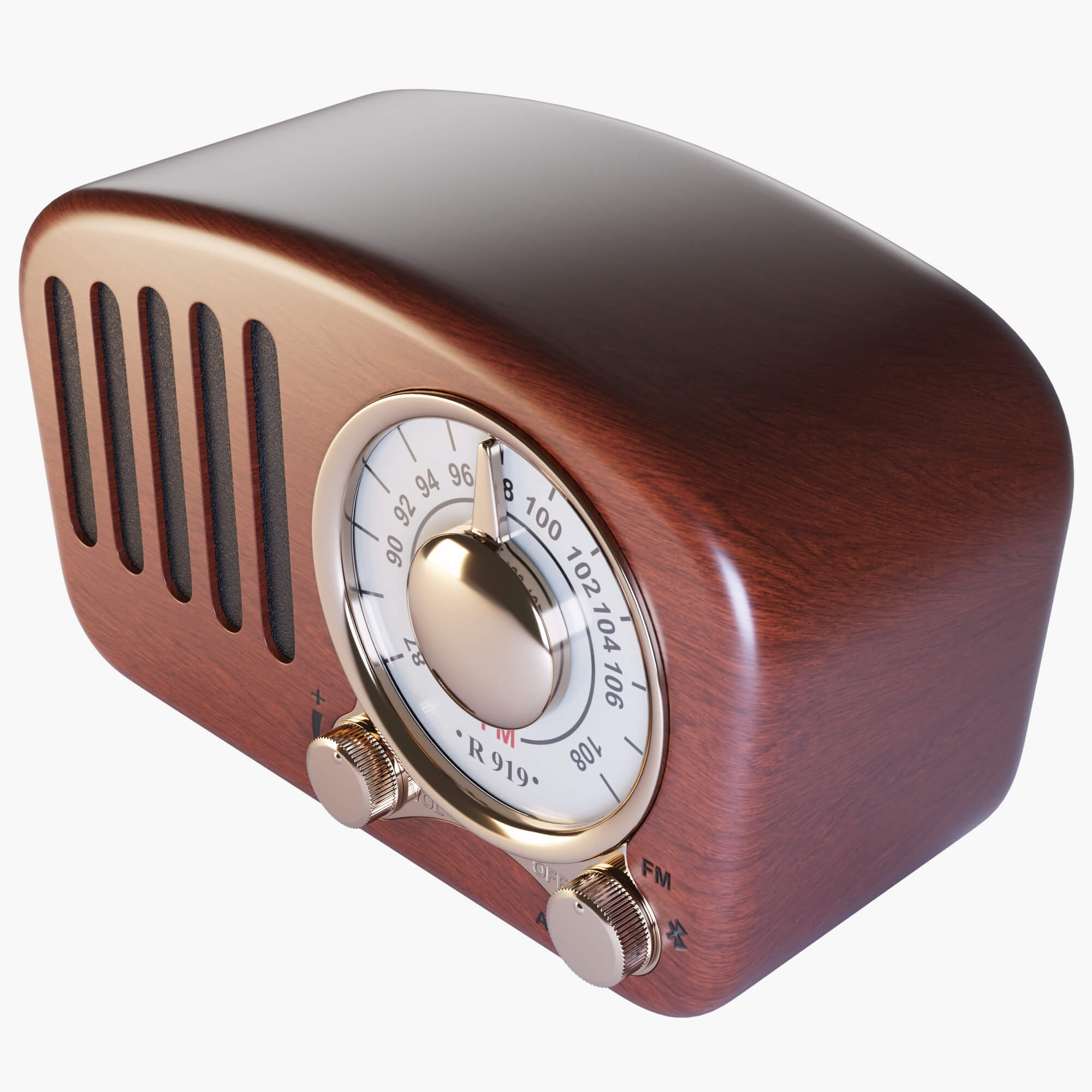 Vintage Radio - 3D Model by 3DModelingCorp