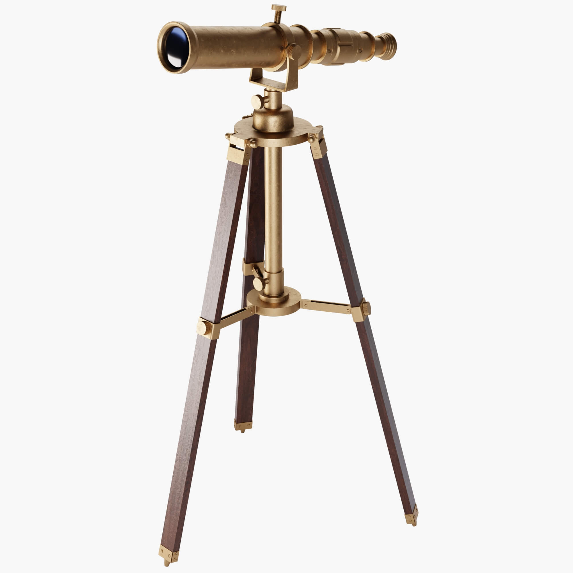 Vintage Telescope - 3D Model by 3DModelingCorp