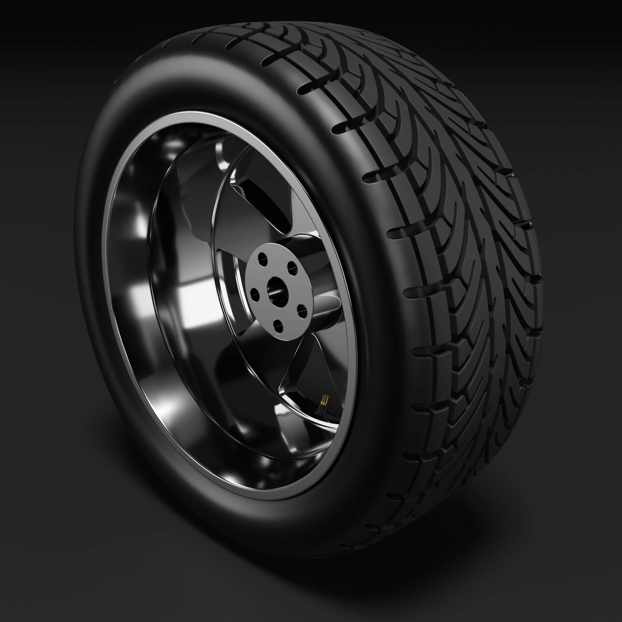 Wheel 3D Model by 3DModelingCorp