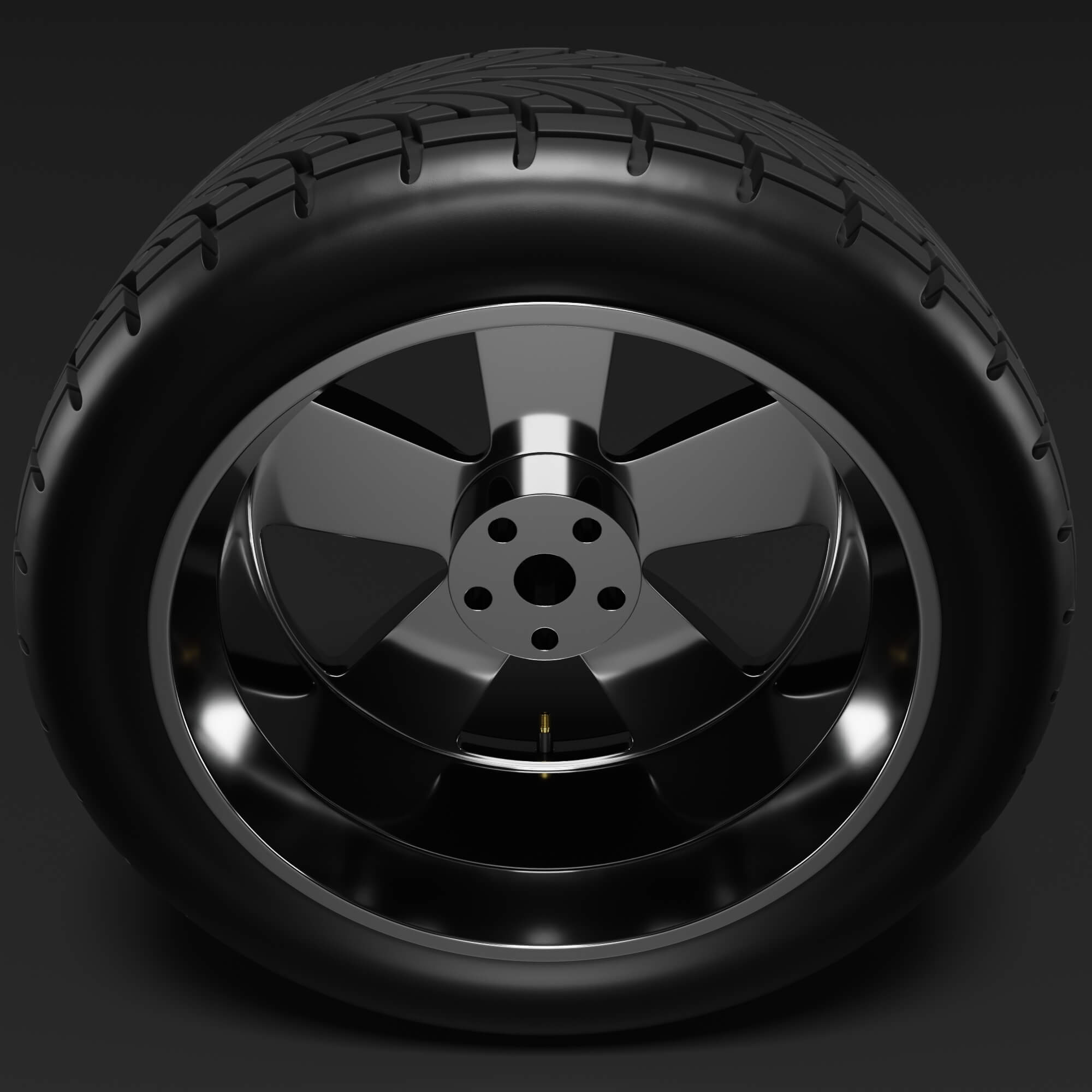 Wheel 3D Model by 3DModelingCorp