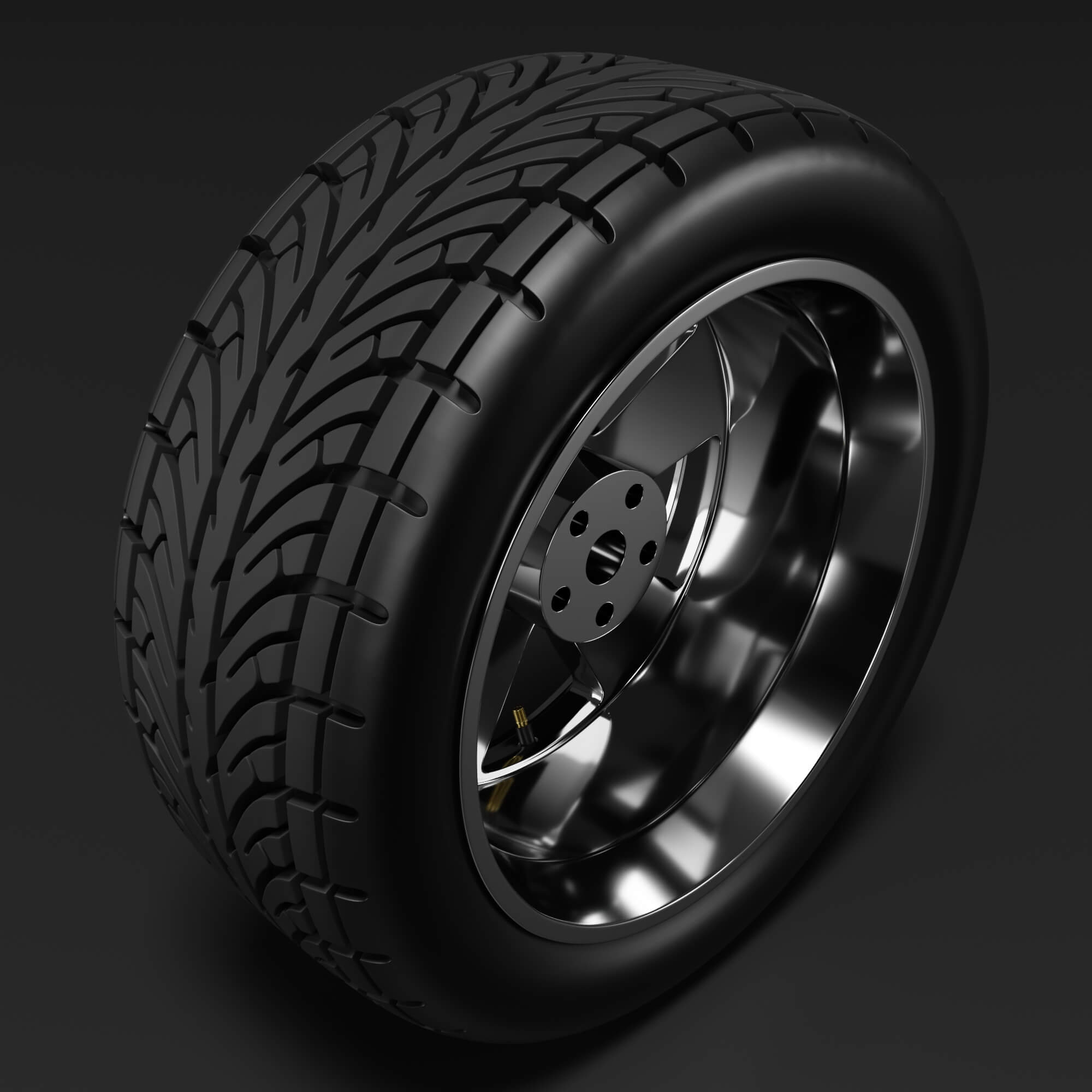 Wheel 3D Model by 3DModelingCorp