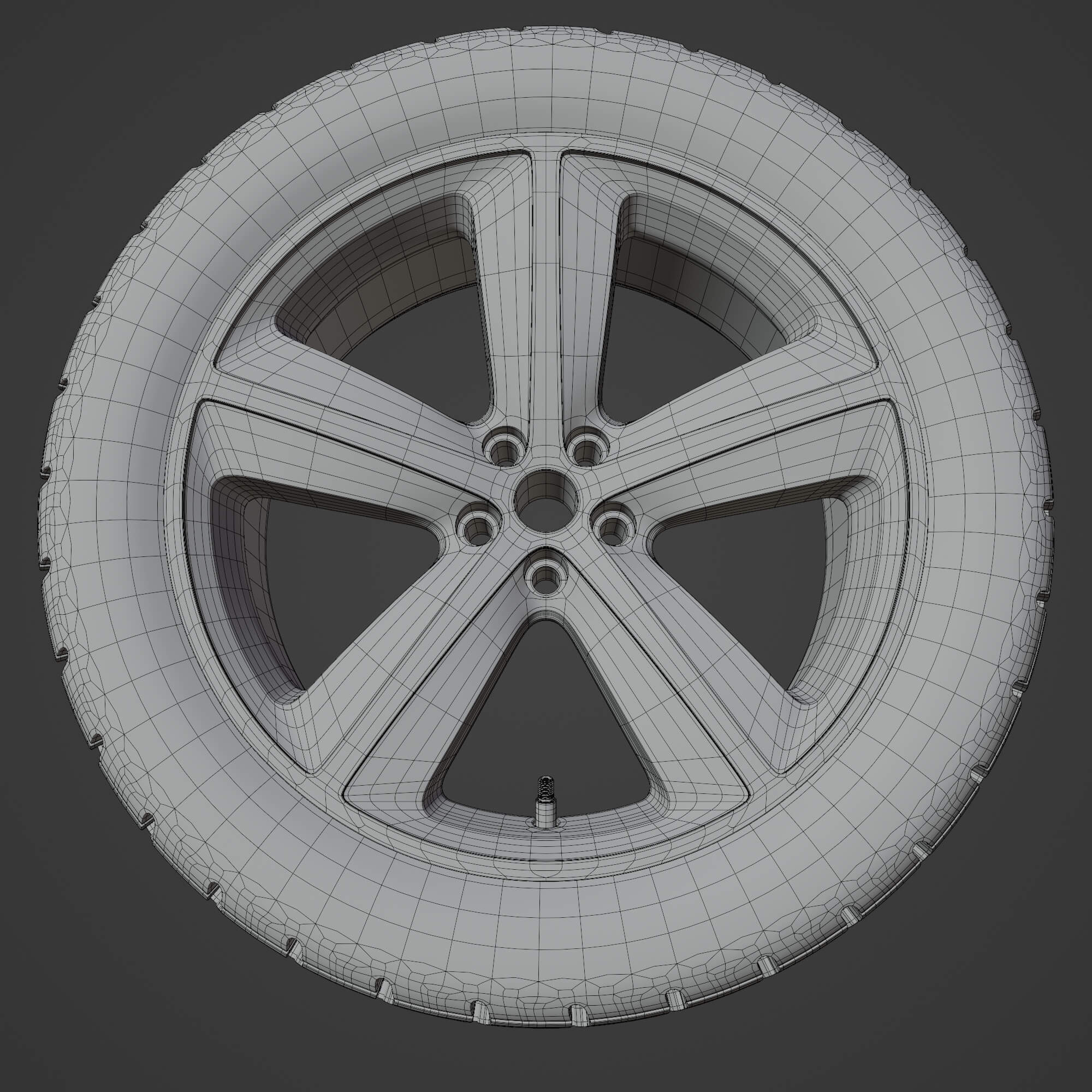 Wheel 3D Model by 3DModelingCorp