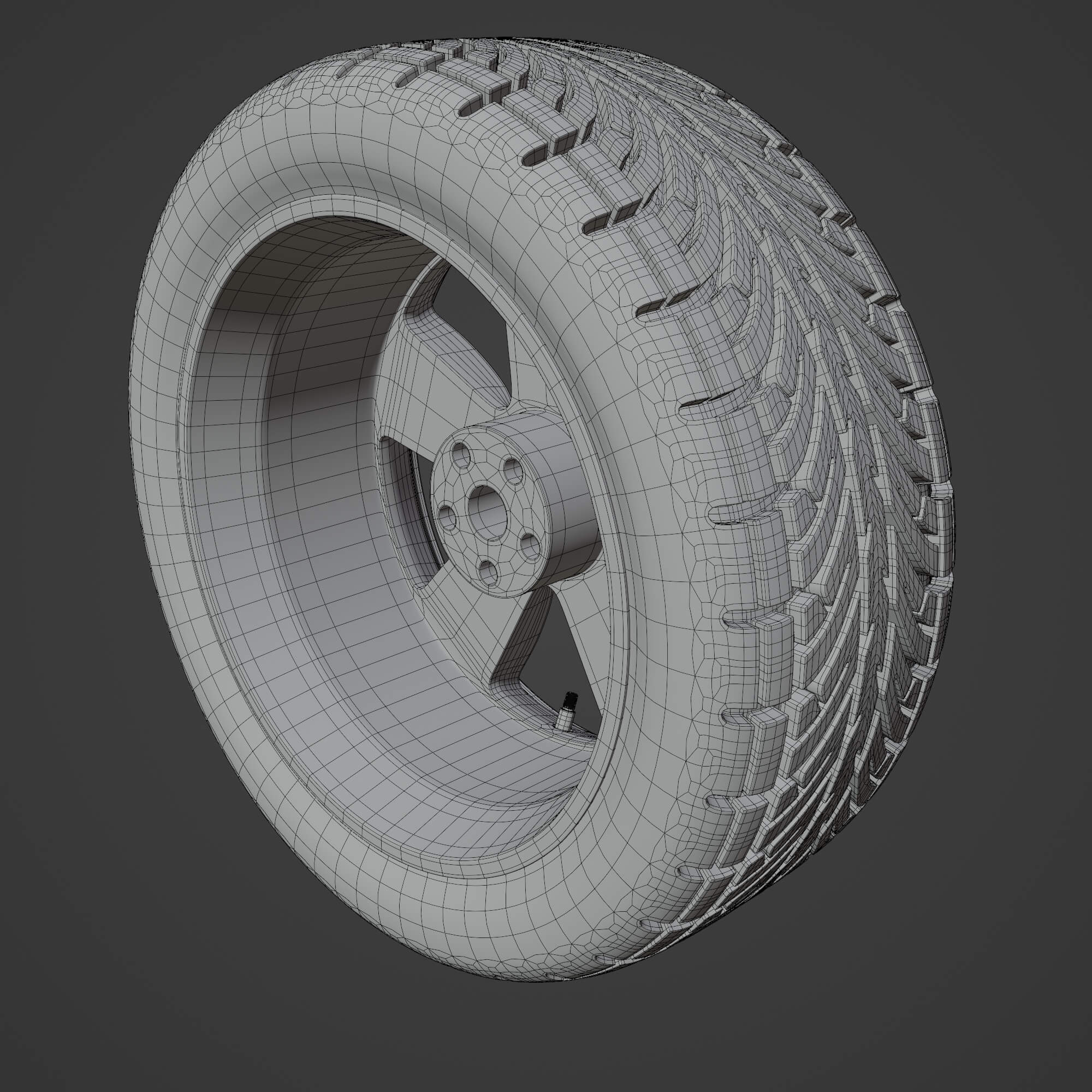 Wheel 3D Model by 3DModelingCorp