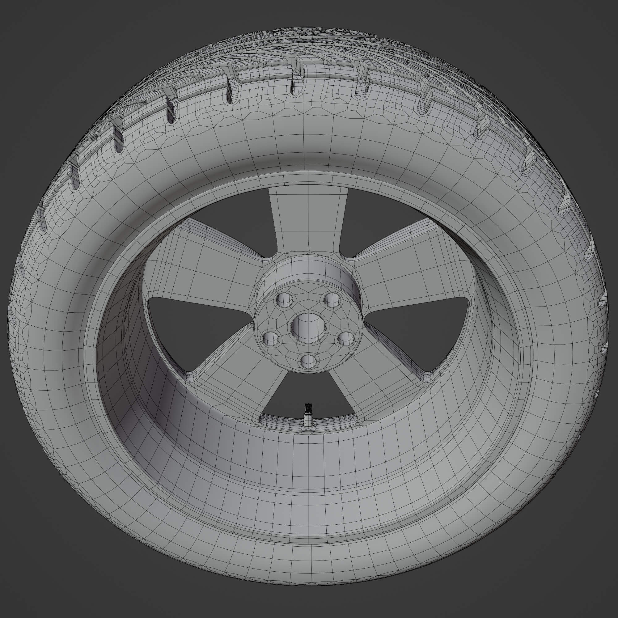 Wheel 3D Model by 3DModelingCorp