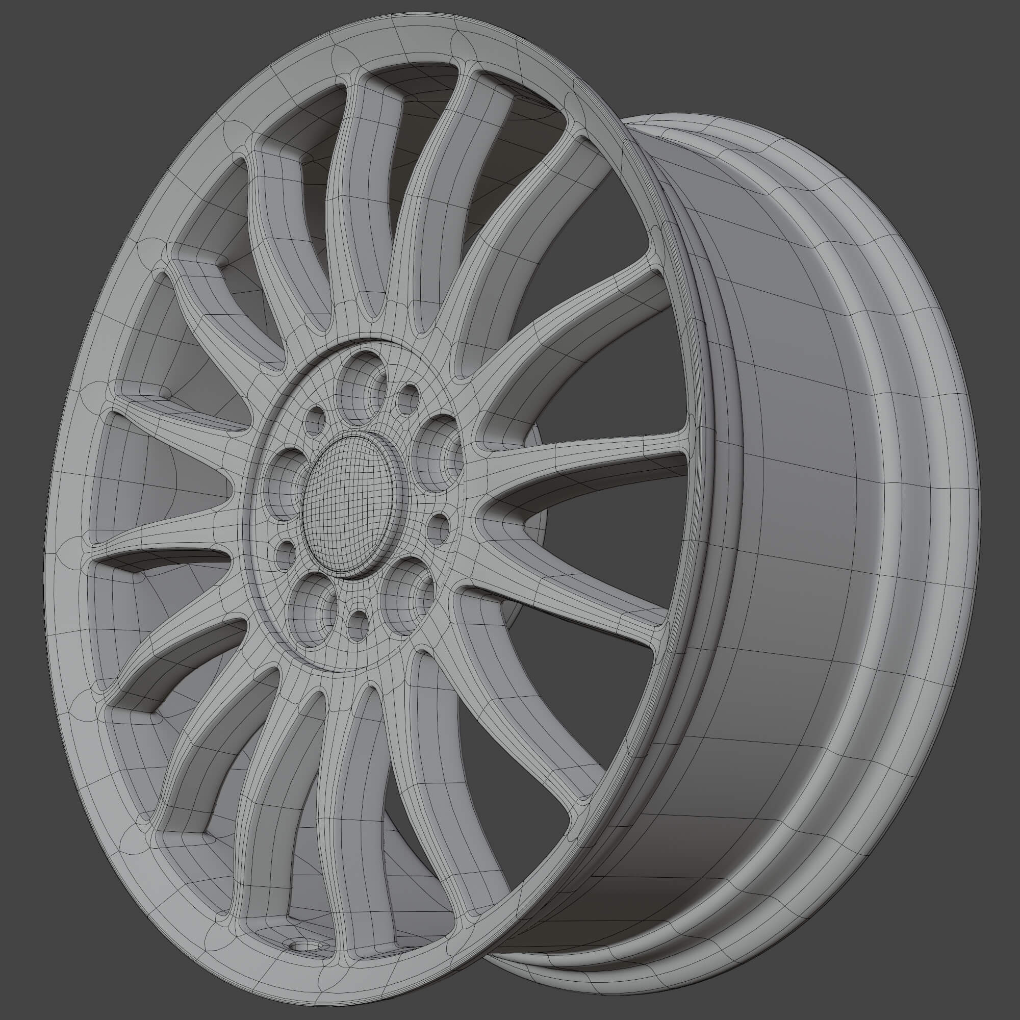 Wheel Rim 3D by 3DModelingCorp