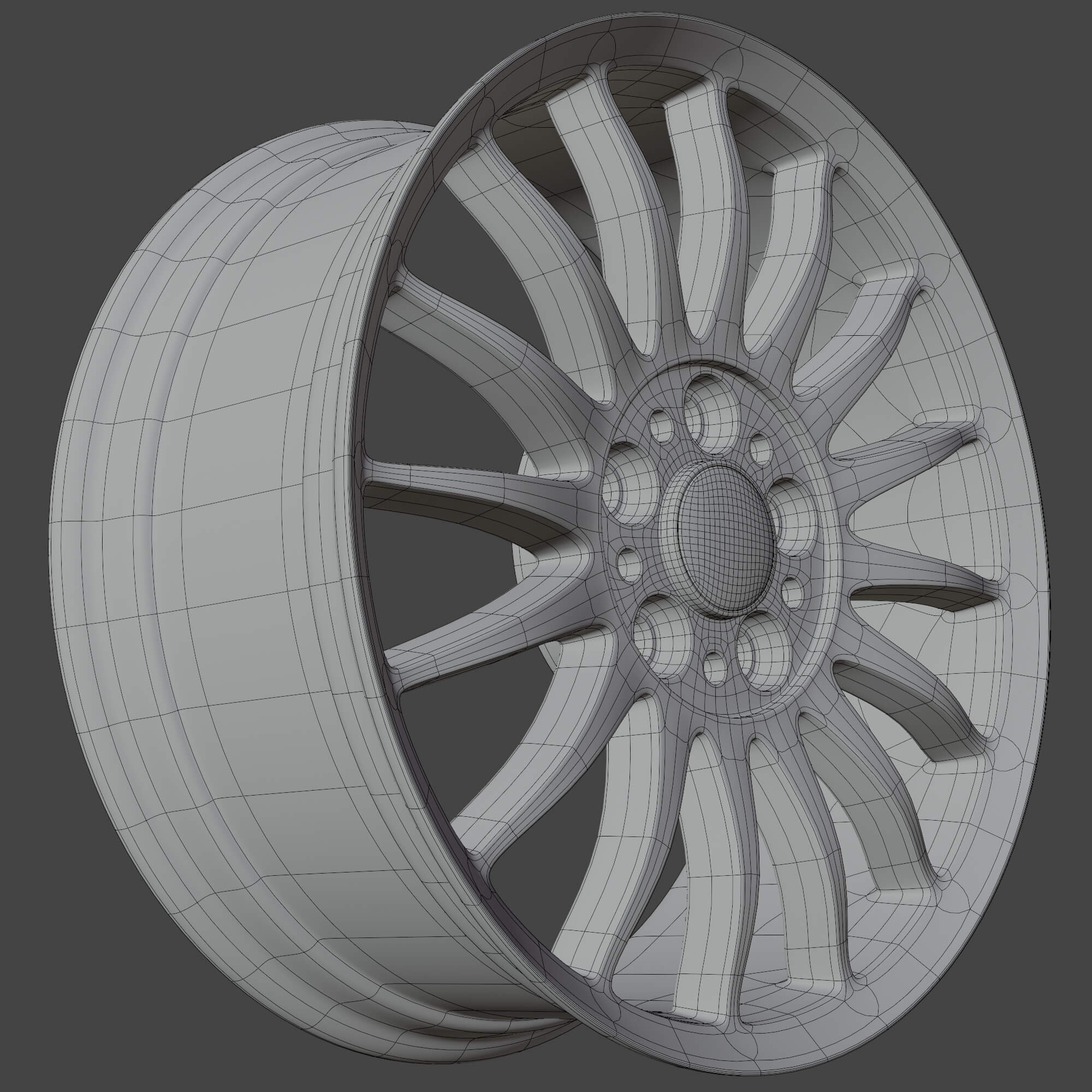 Wheel Rim 3D by 3DModelingCorp