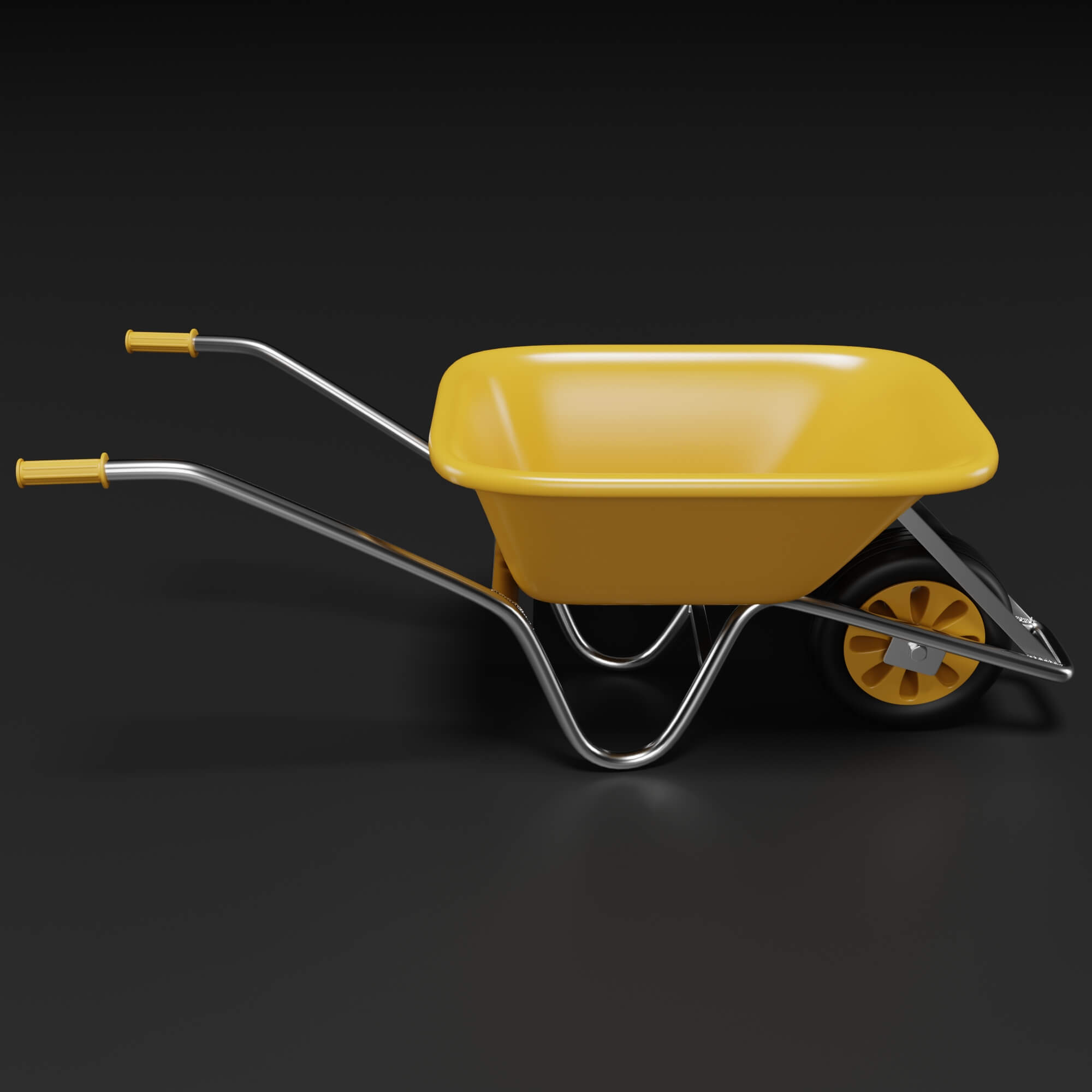 Wheelbarrow 3D by 3DModelingCorp
