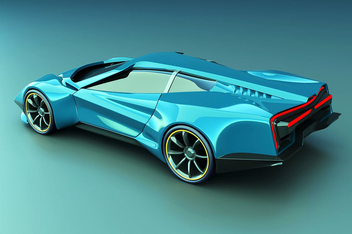 Akariox Concept Car - 3D Model by 3dmodelsbyme