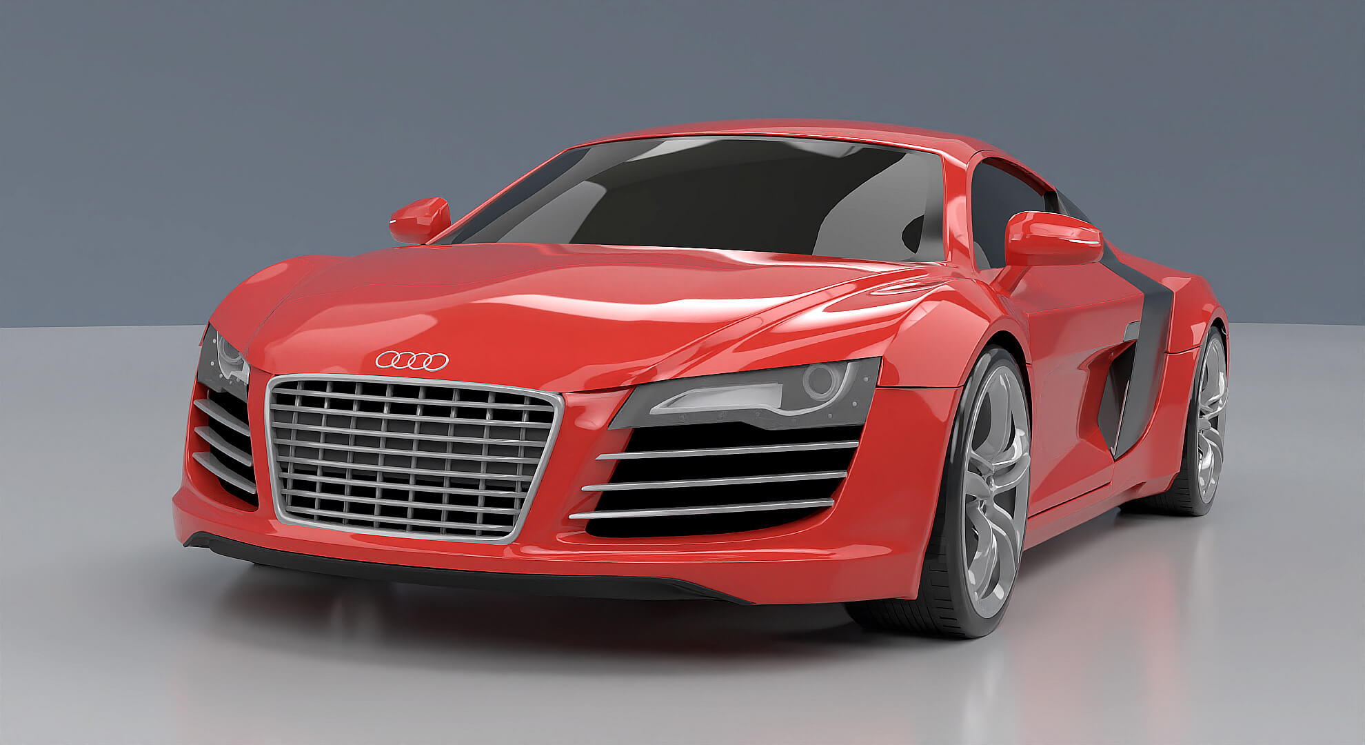 Audi R8 Supercar First Generation - 3D Model by 3dmodelsbyme