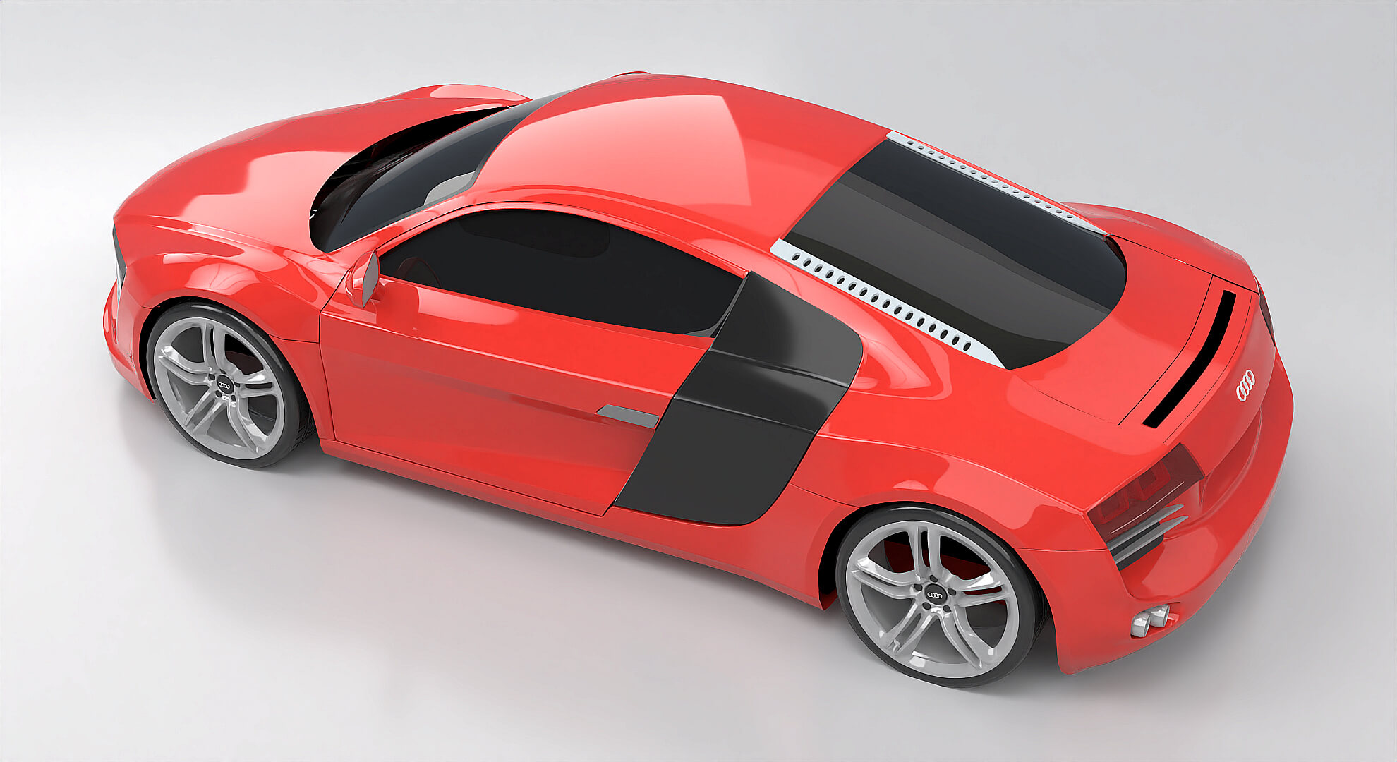 Audi R8 Supercar First Generation - 3D Model by 3dmodelsbyme