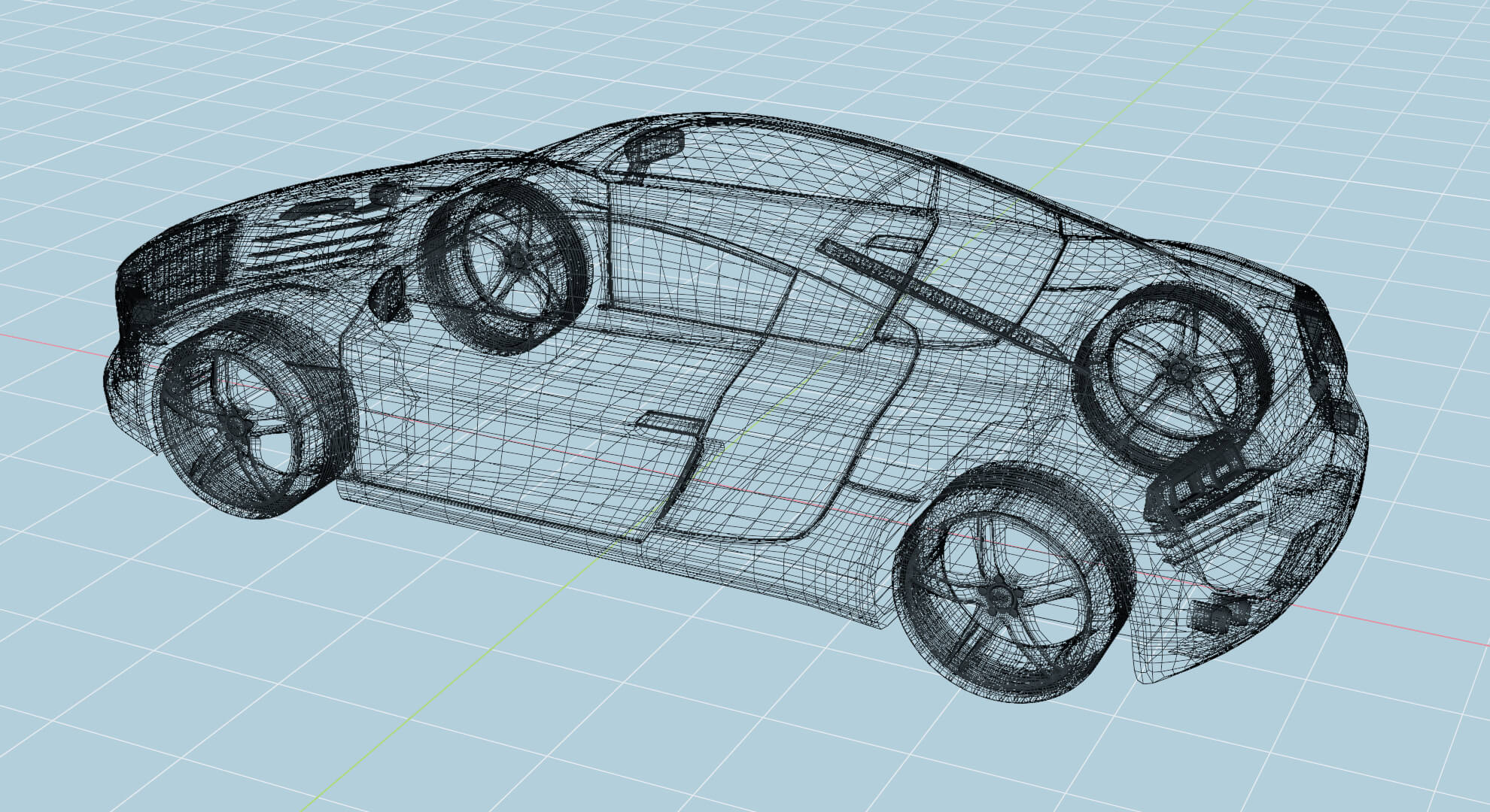 Audi R8 Supercar First Generation - 3D Model by 3dmodelsbyme