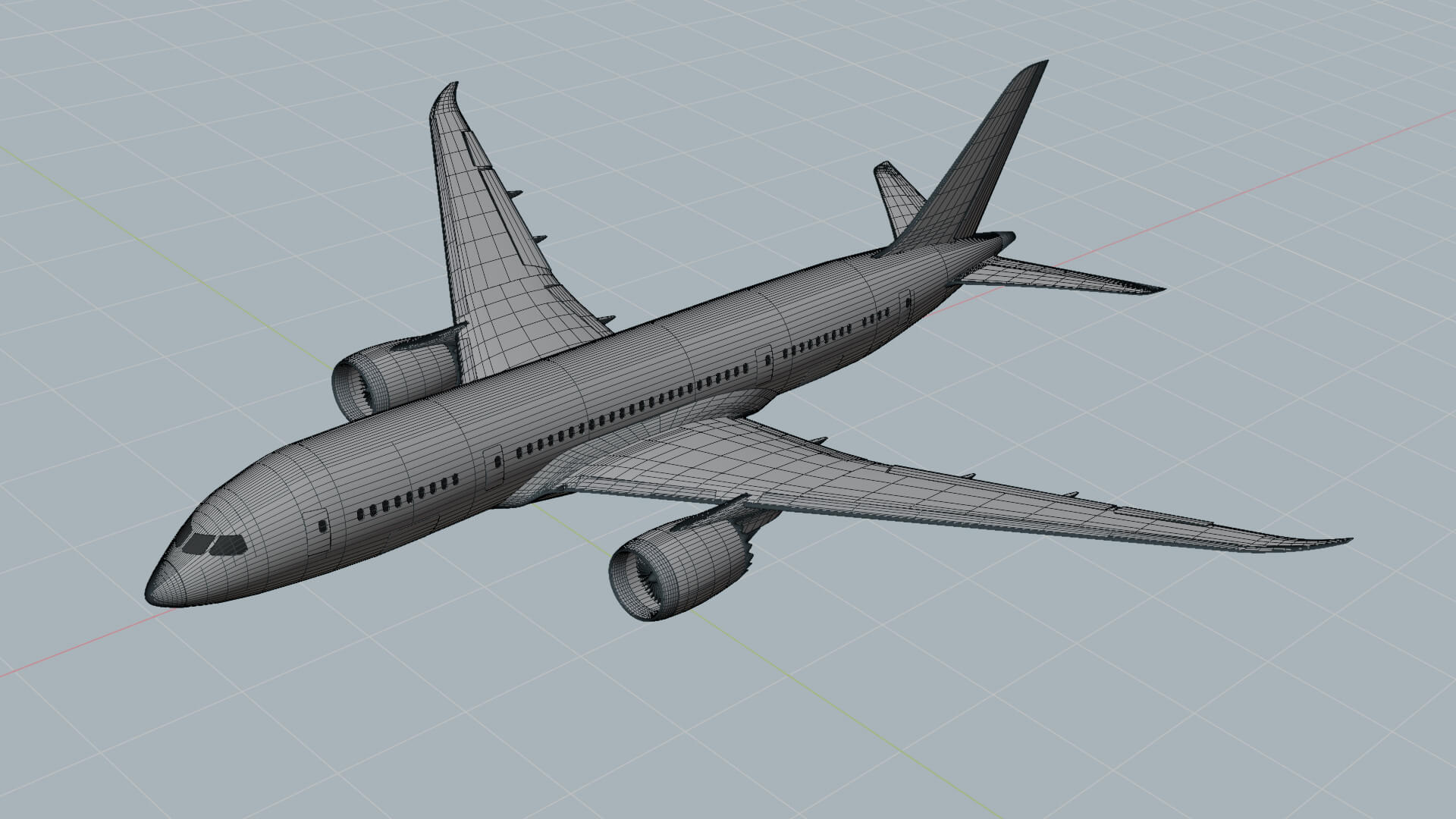 Boeing 787-8 Dreamliner CAD 3Dmodel 3D Model by 3dmodelsbyme