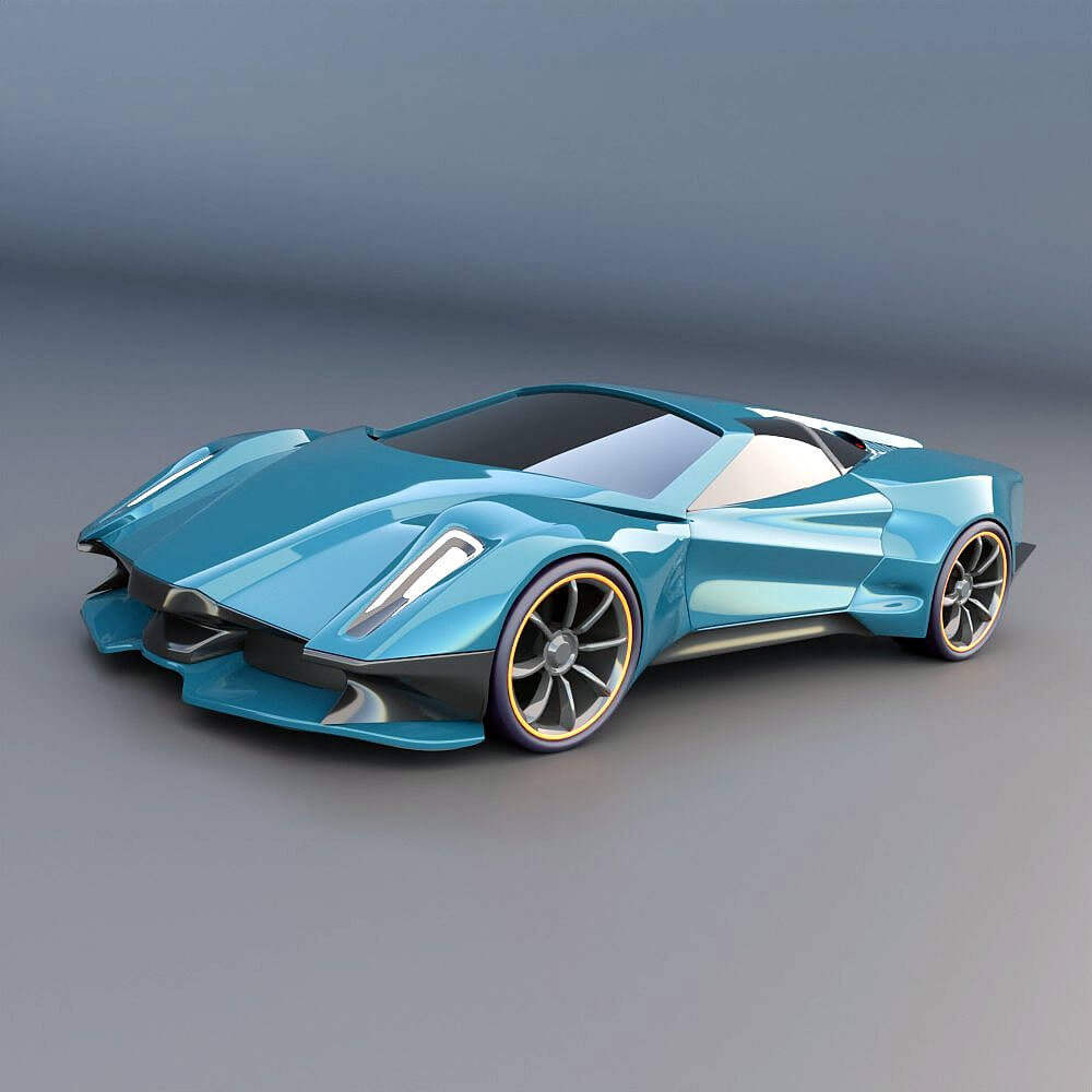 Akariox concept car 3D Render, Digital Art by 3dmodelsbyme