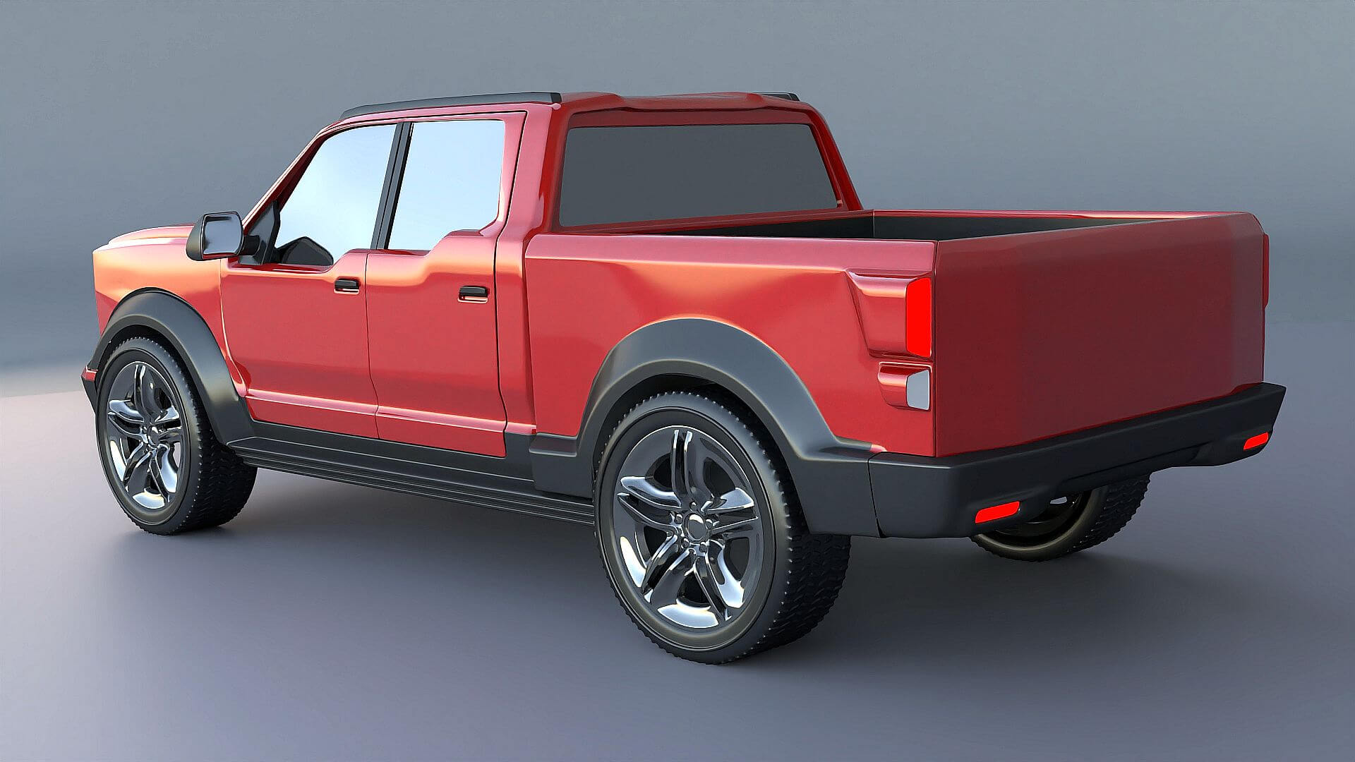 Generic Pickup Truck Concept - 3D Model by 3dmodelsbyme
