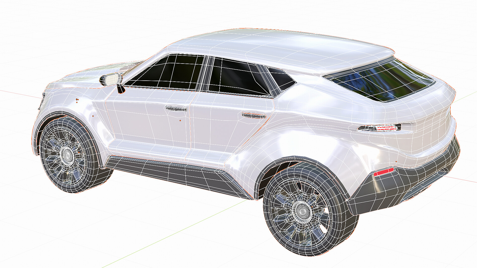 Generic SUV Concept Vehicle - 3D Model by 3dmodelsbyme