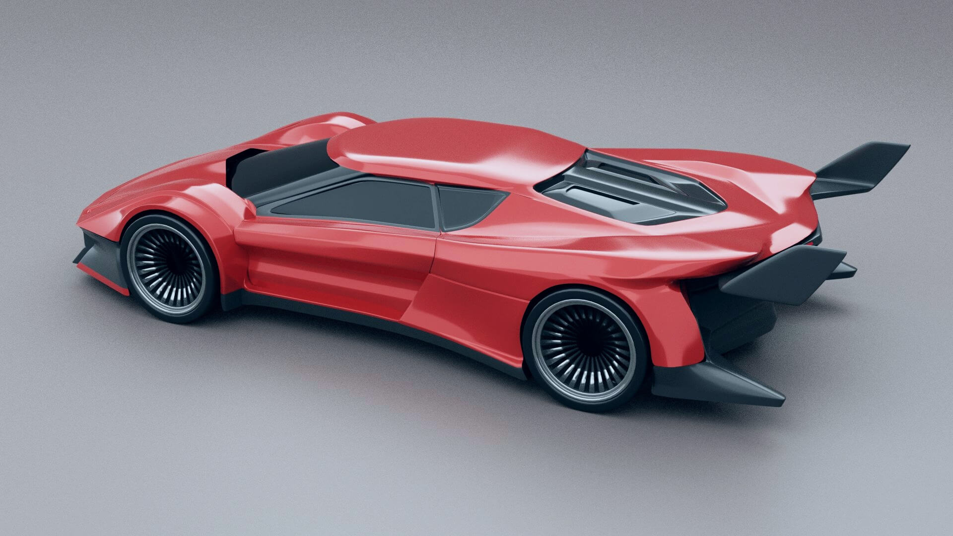 Hyperwinger Futuristic Car - 3D Model by 3dmodelsbyme