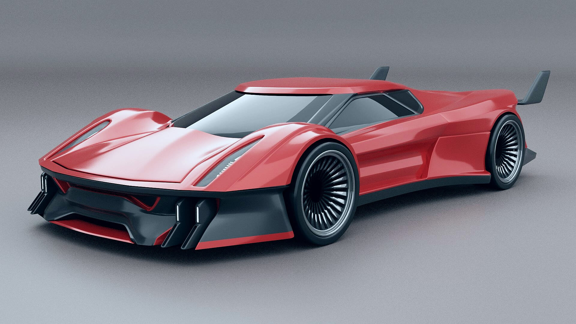 Hyperwinger Futuristic Car - 3D Model by 3dmodelsbyme