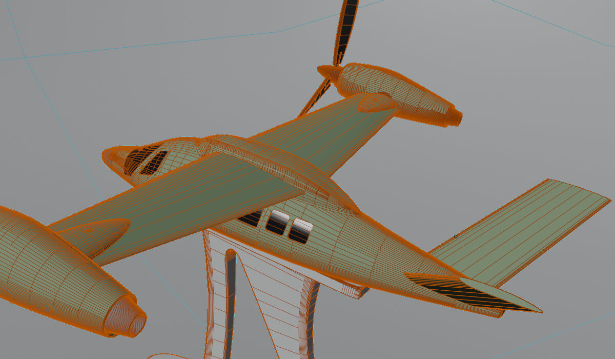 3D Printable VTOL Aircraft Concept by 3dmodelsbyme