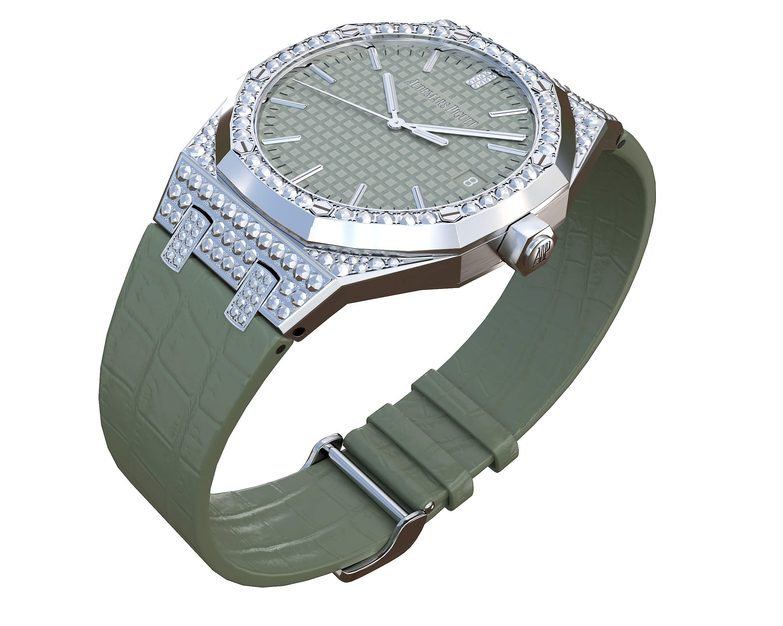 Audemars Piguet Royal Oak Watch - 3D Model by 3dmonk