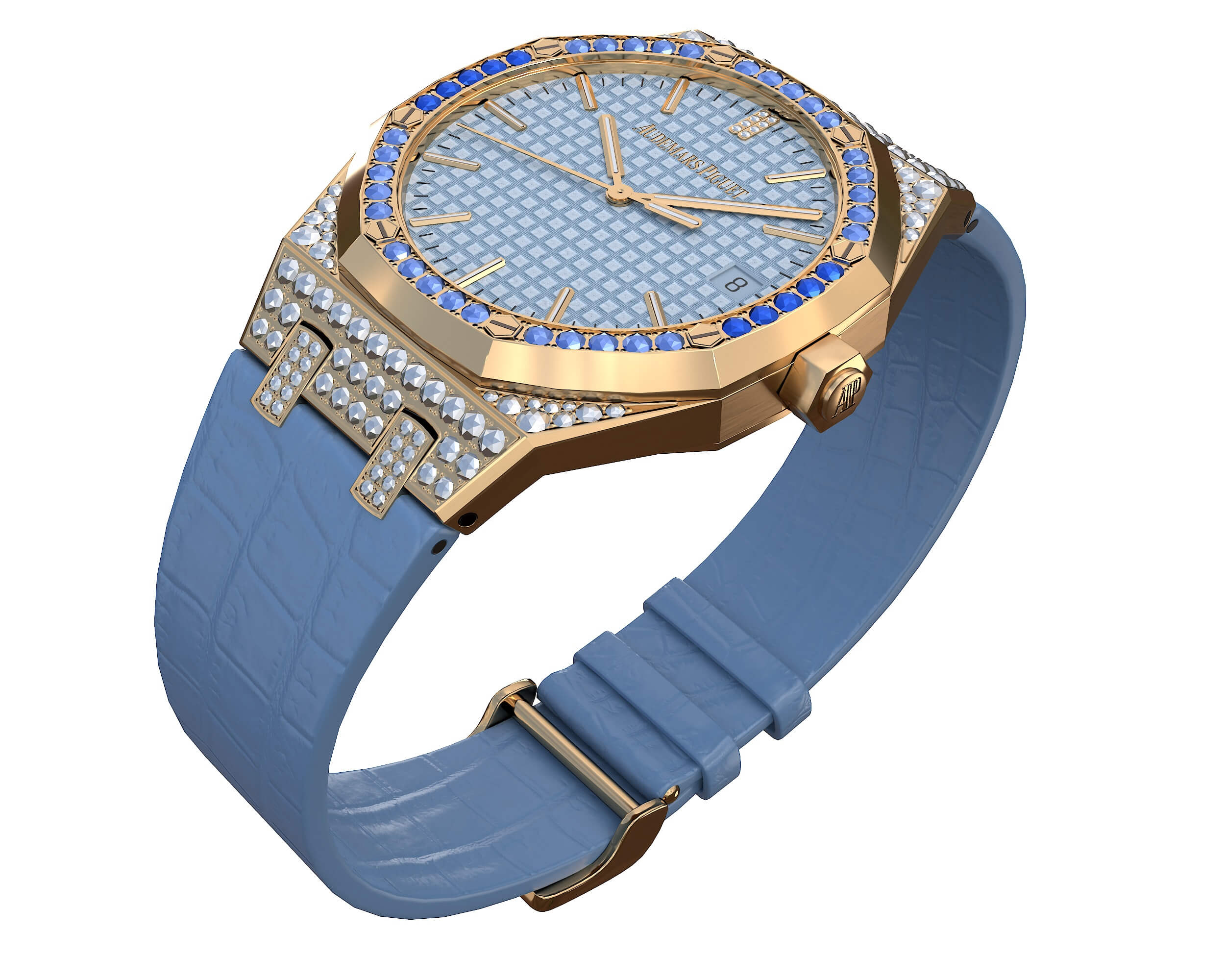 Audemars Piguet Royal Oak Watch - 3D Model by 3dmonk