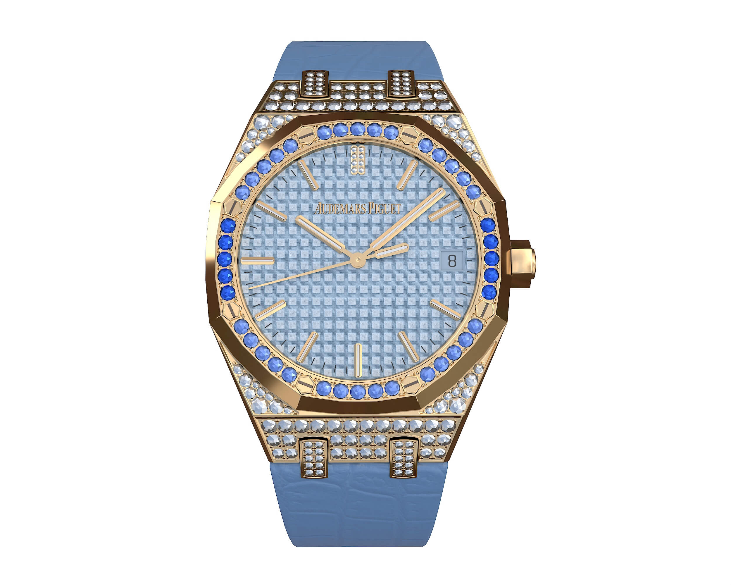 Audemars Piguet Royal Oak Watch - 3D Model by 3dmonk