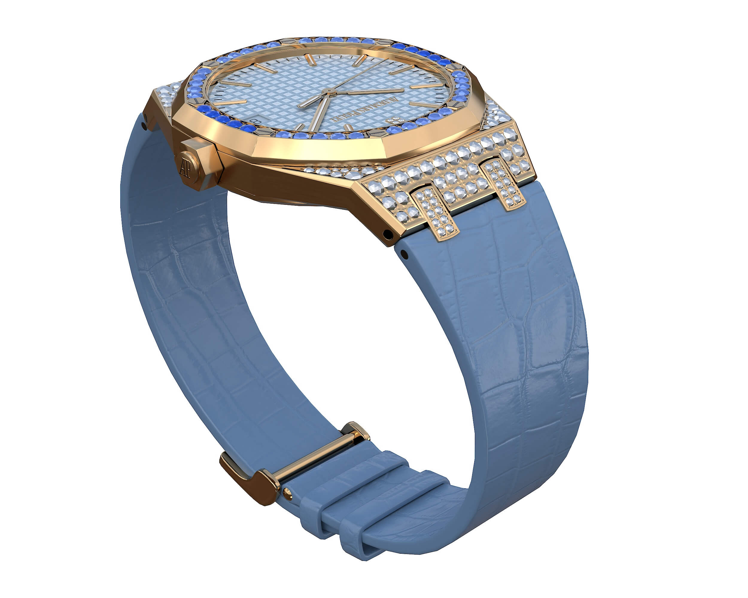 Audemars Piguet Royal Oak Watch - 3D Model by 3dmonk
