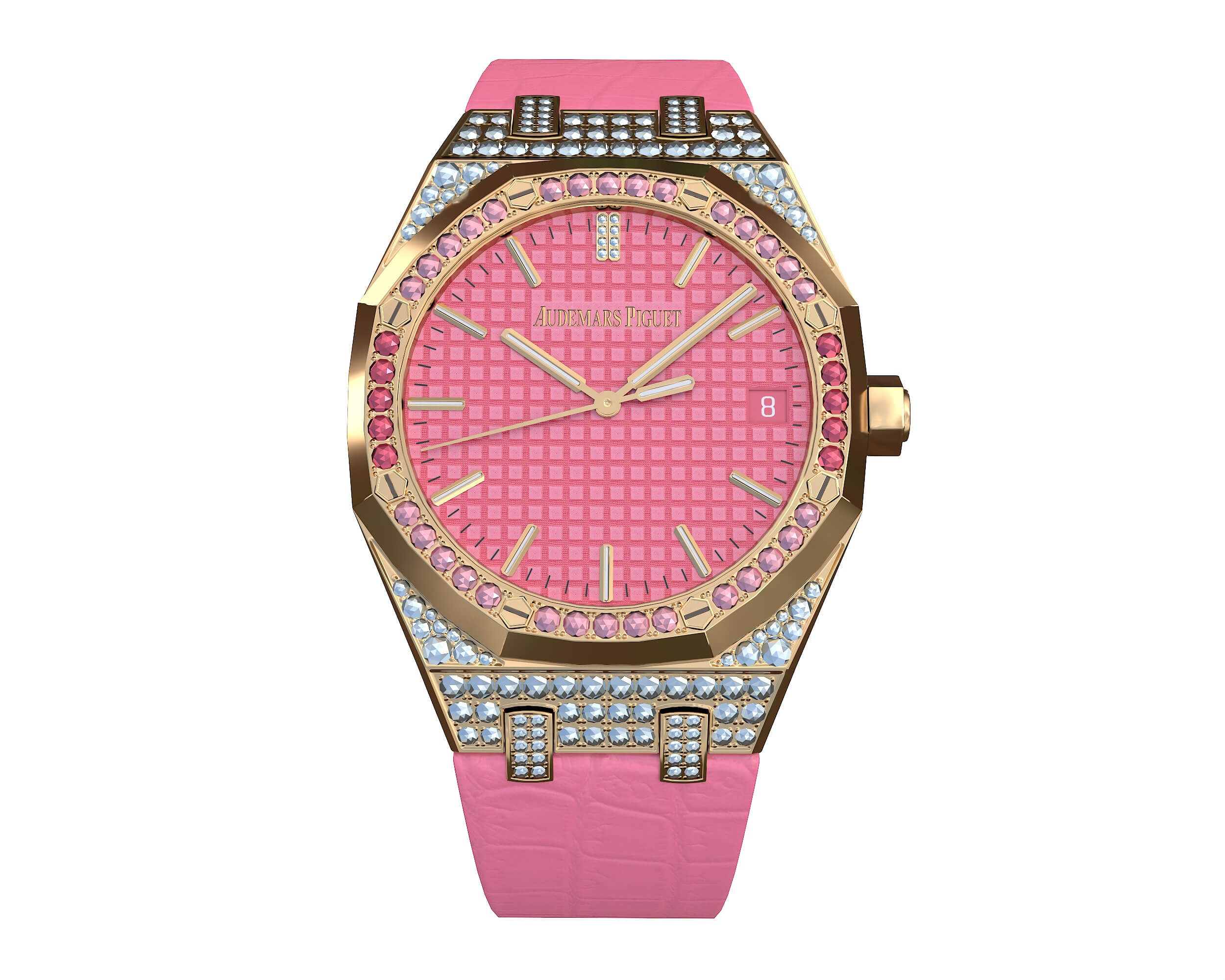 Audemars Piguet Royal Oak Watch - 3D Model by 3dmonk