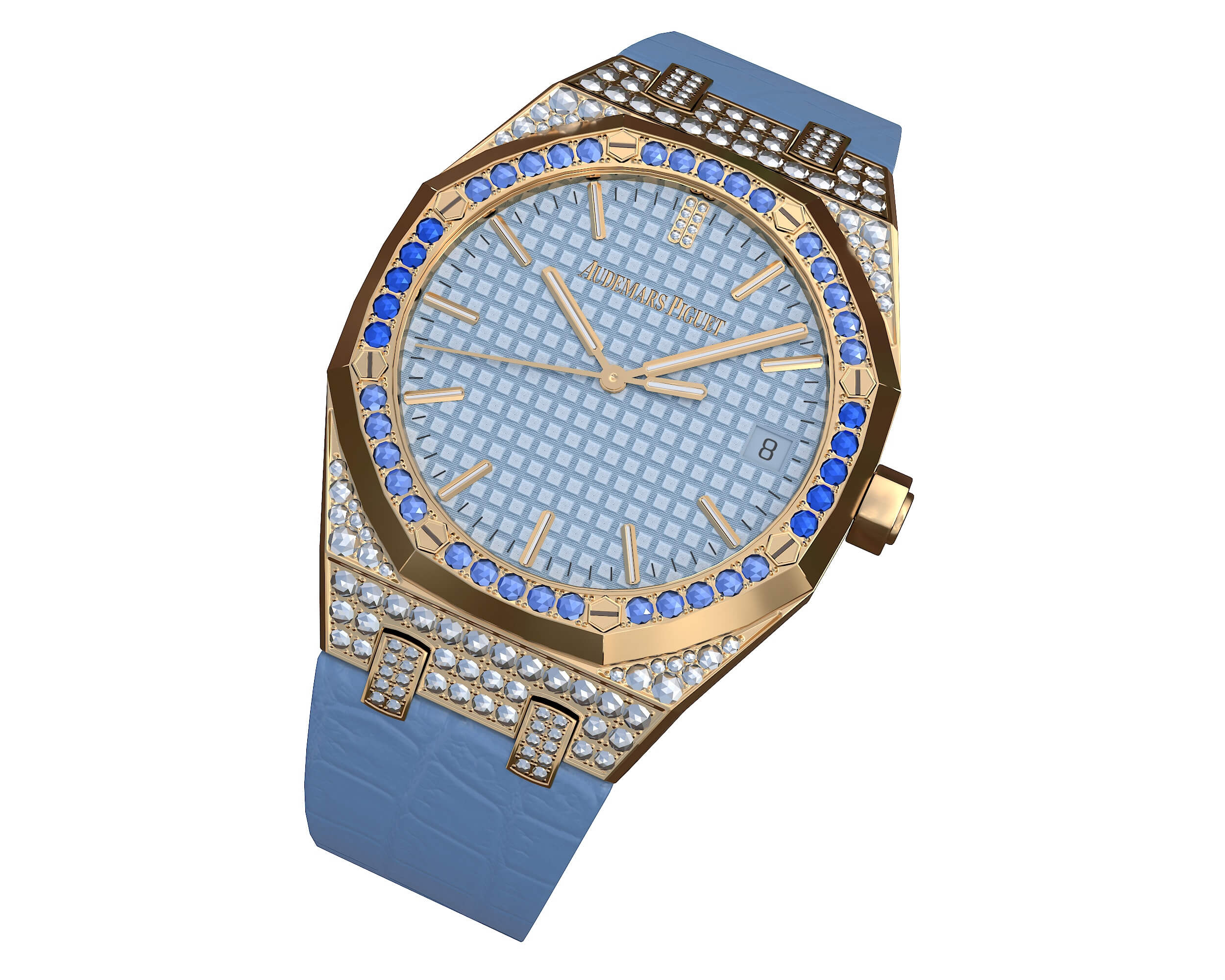 Audemars Piguet Royal Oak Watch - 3D Model by 3dmonk
