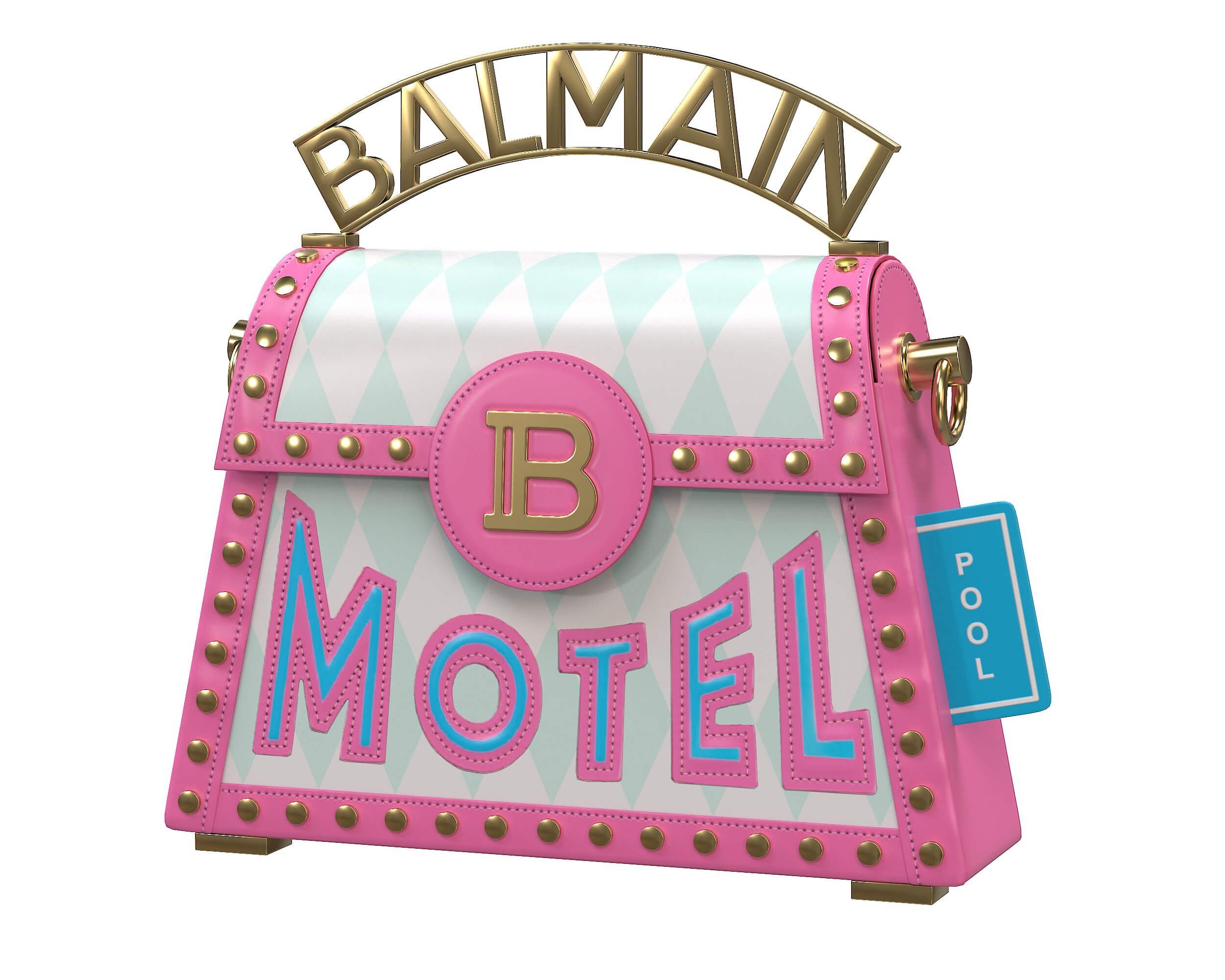 Balmain B-Buzz Dynasty Small Bag by 3dmonk