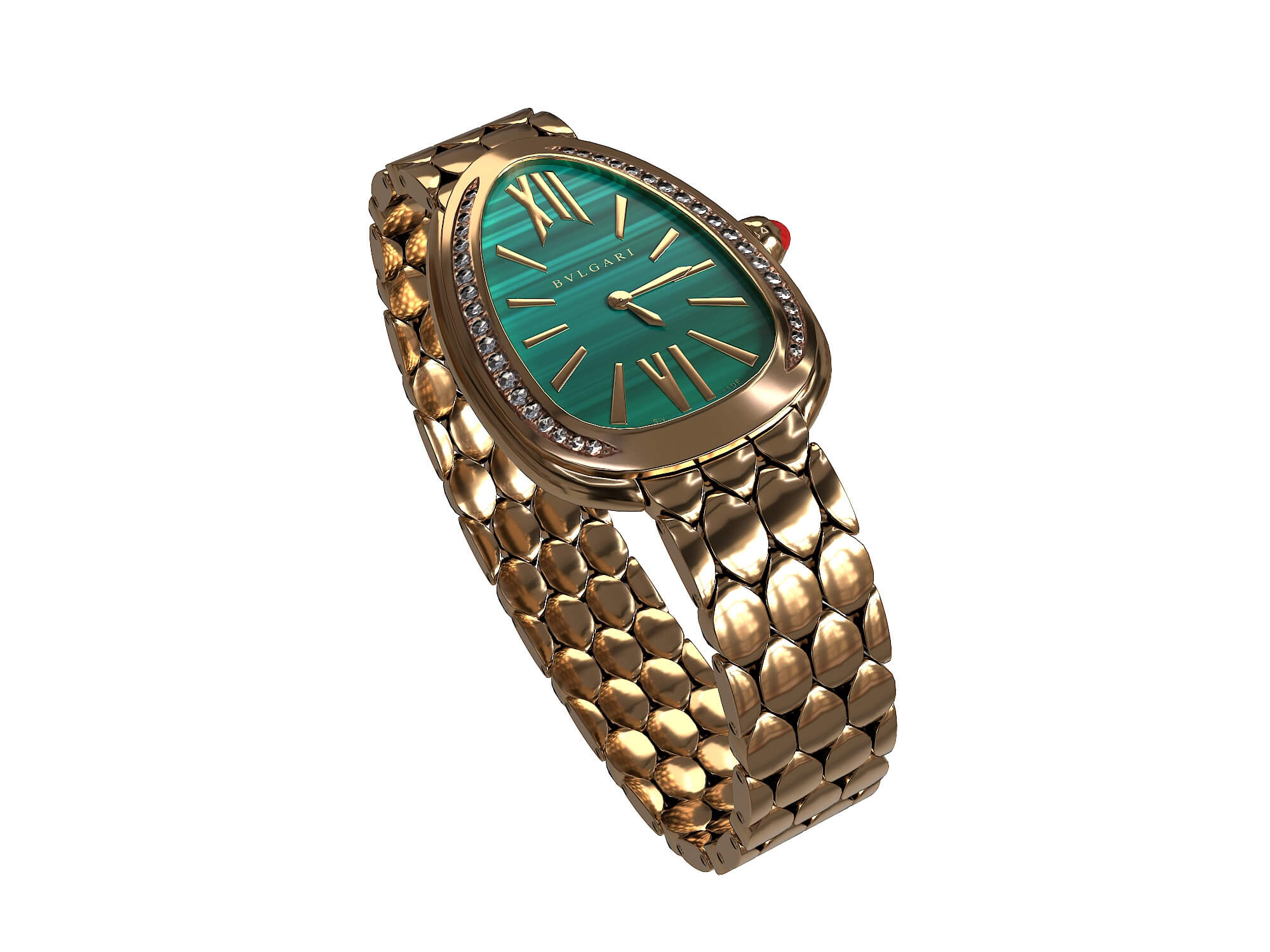 Bulgari Serpenti Seduttori Women Watch - 3D Model by 3dmonk