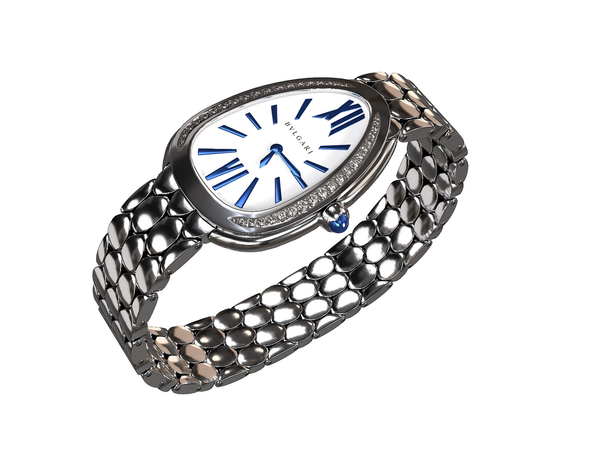 Bulgari Serpenti Seduttori Women Watch - 3D Model by 3dmonk