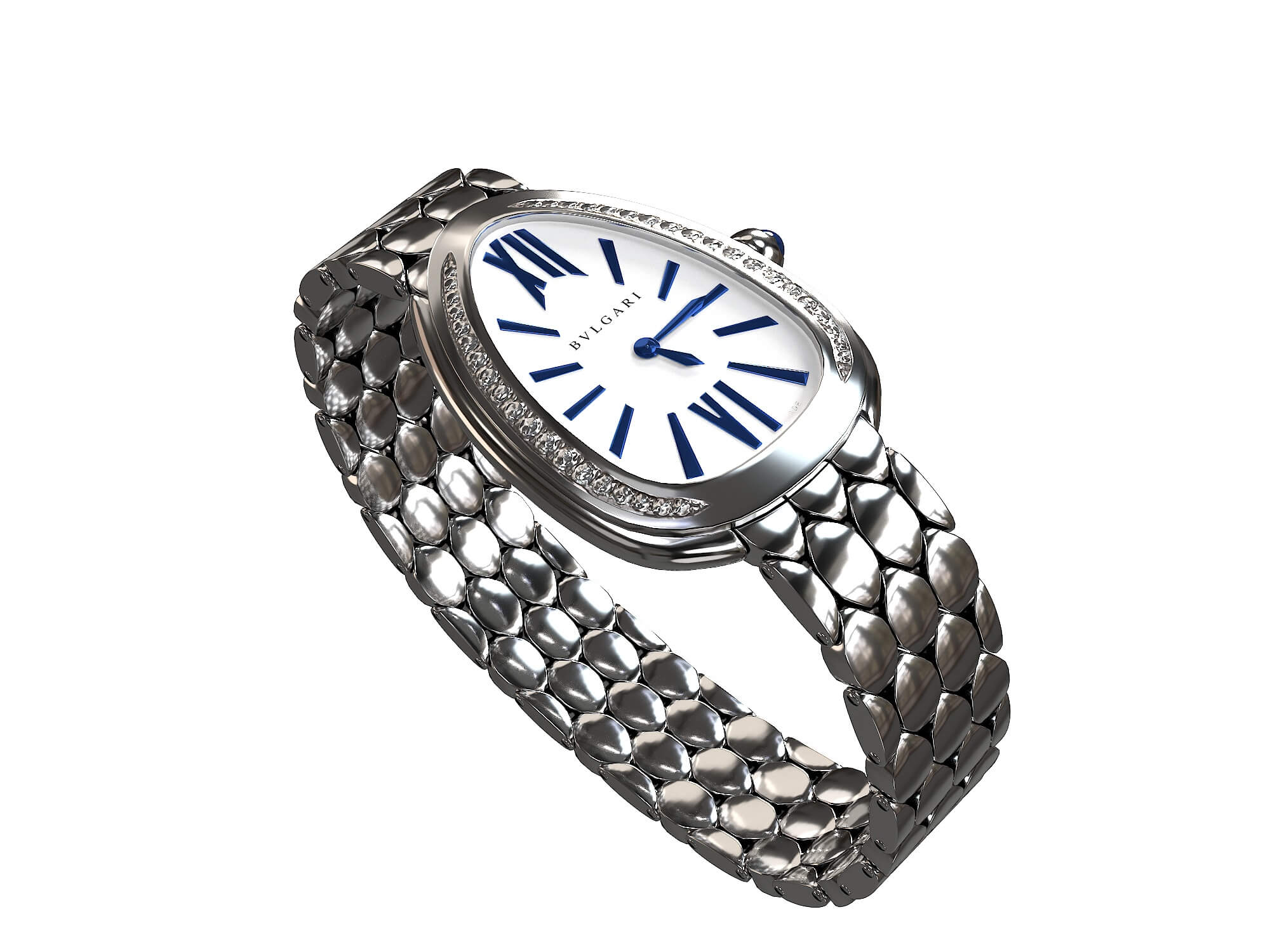 Bulgari Serpenti Seduttori Women Watch - 3D Model by 3dmonk