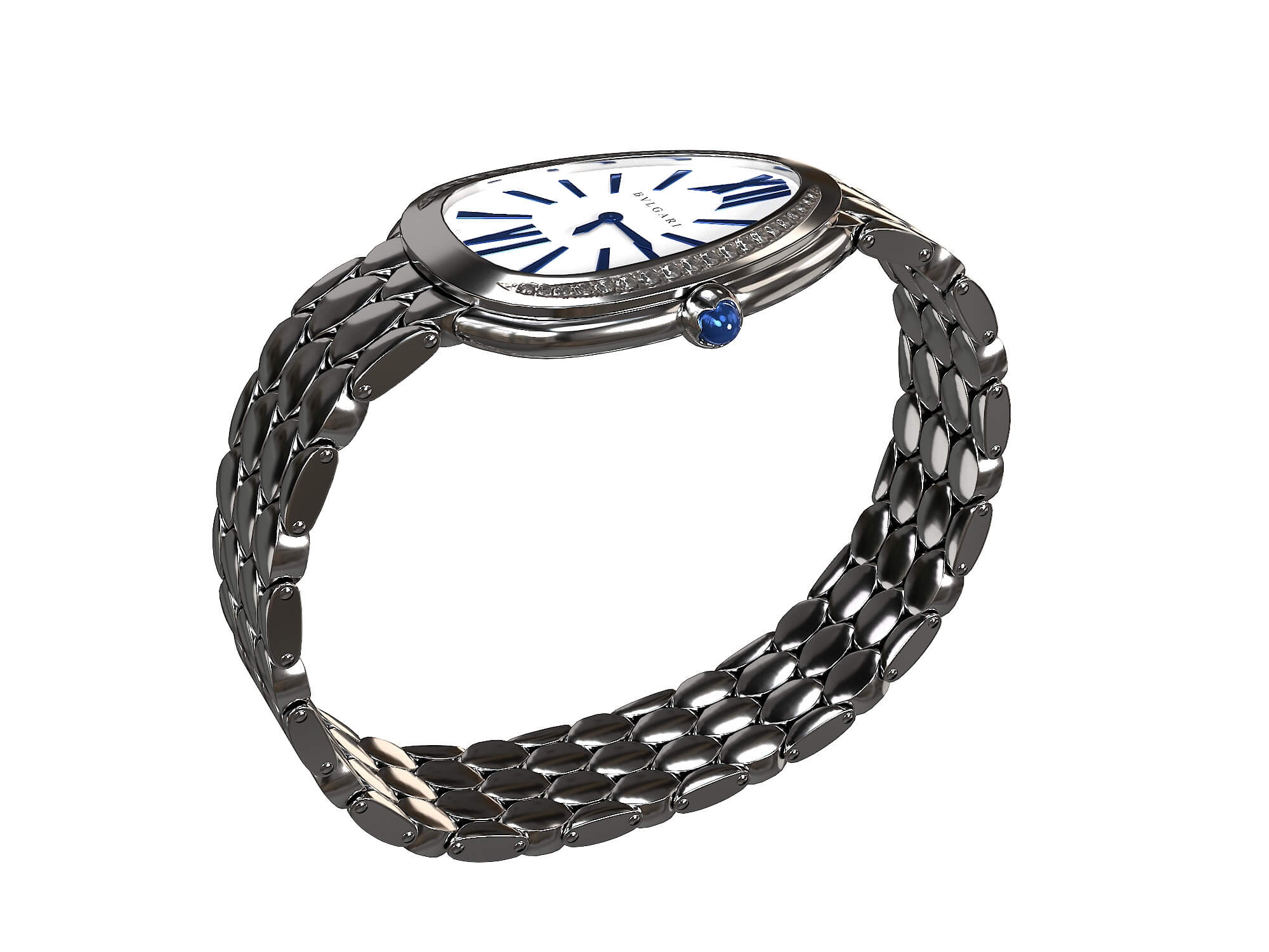 Bulgari Serpenti Seduttori Women Watch - 3D Model by 3dmonk