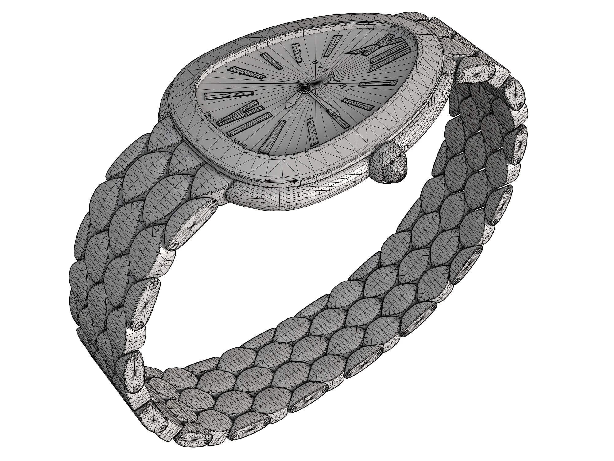 Bulgari Serpenti Seduttori Women Watch - 3D Model by 3dmonk